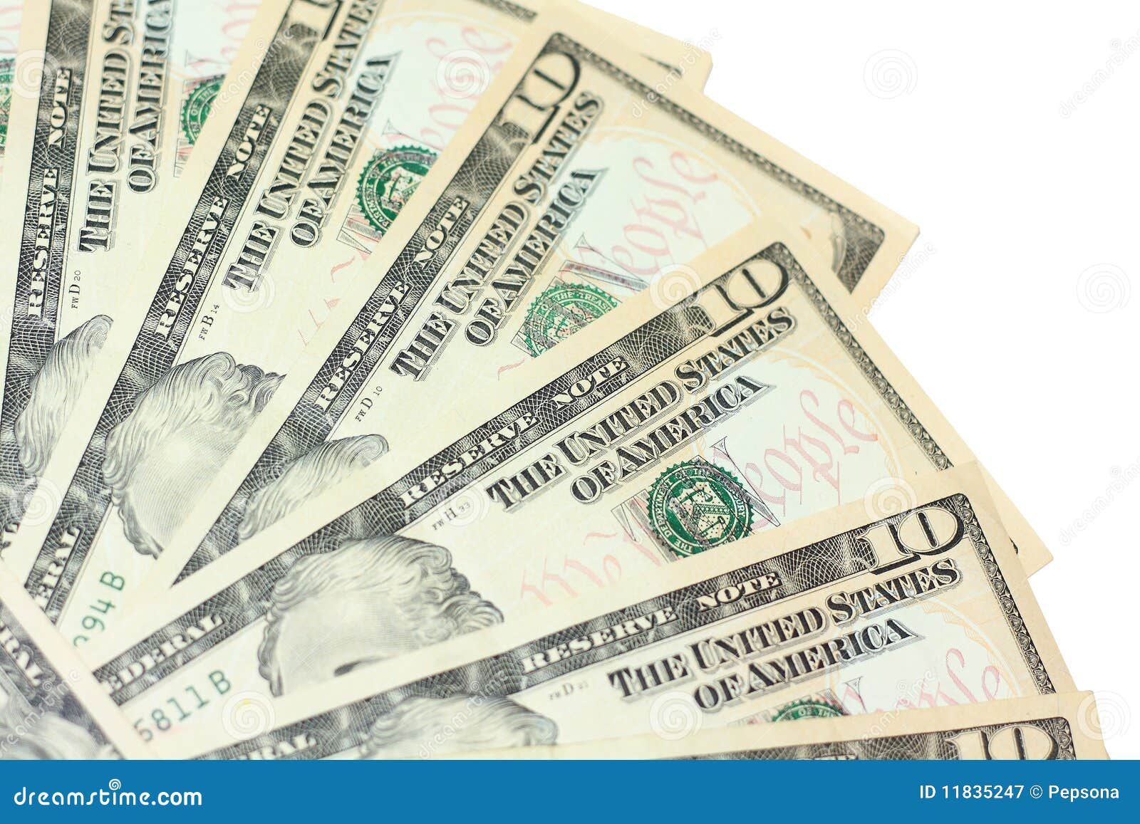 Money fan stock image. Image of horizontal, green, wages - 11835247