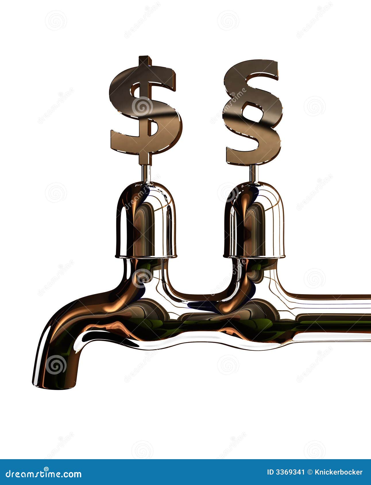 Money Faucet Cartoon Vector | CartoonDealer.com #40347695