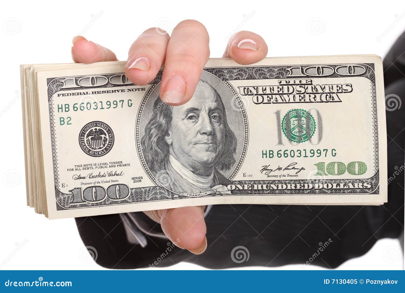 Money in female hands. stock image. Image of concepts - 7130405