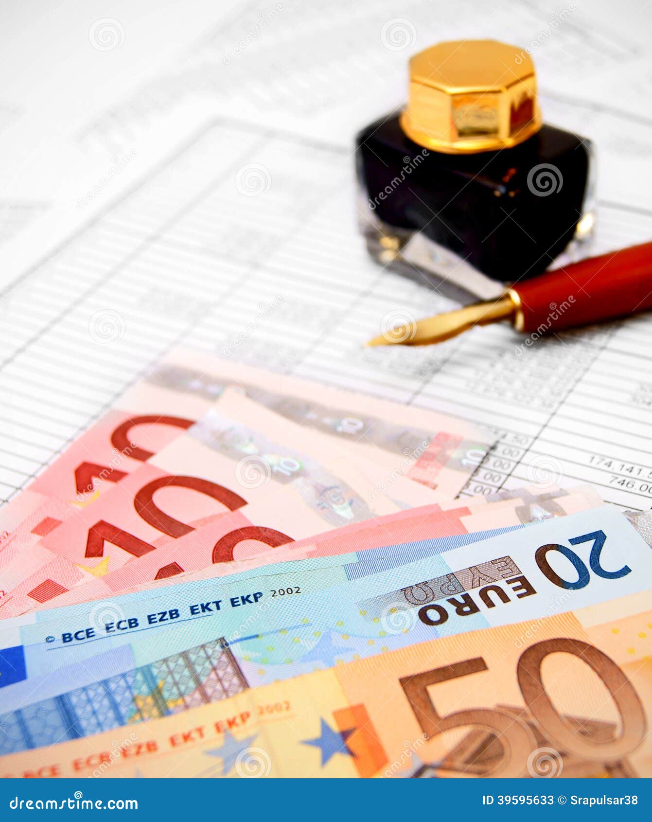 Money and finance. stock image. Image of abstract, certificate - 39595633