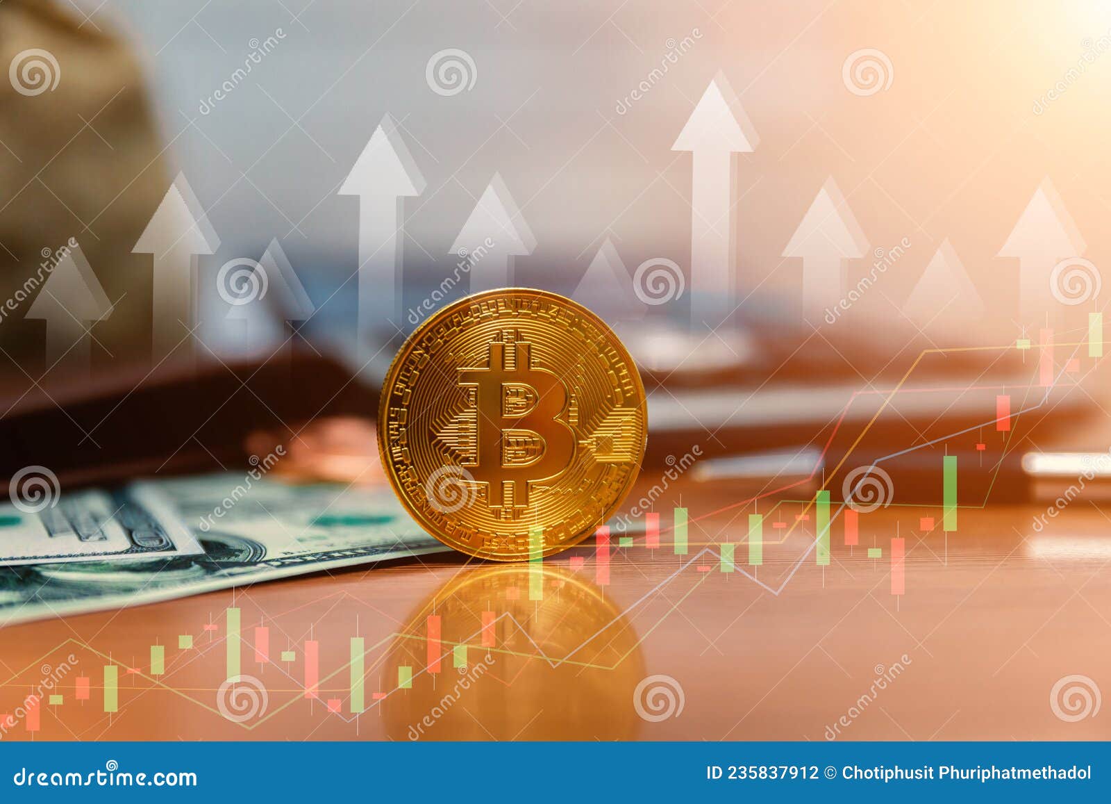 Money and Financial Statistics Graph Stock Photo - Image of credit ...