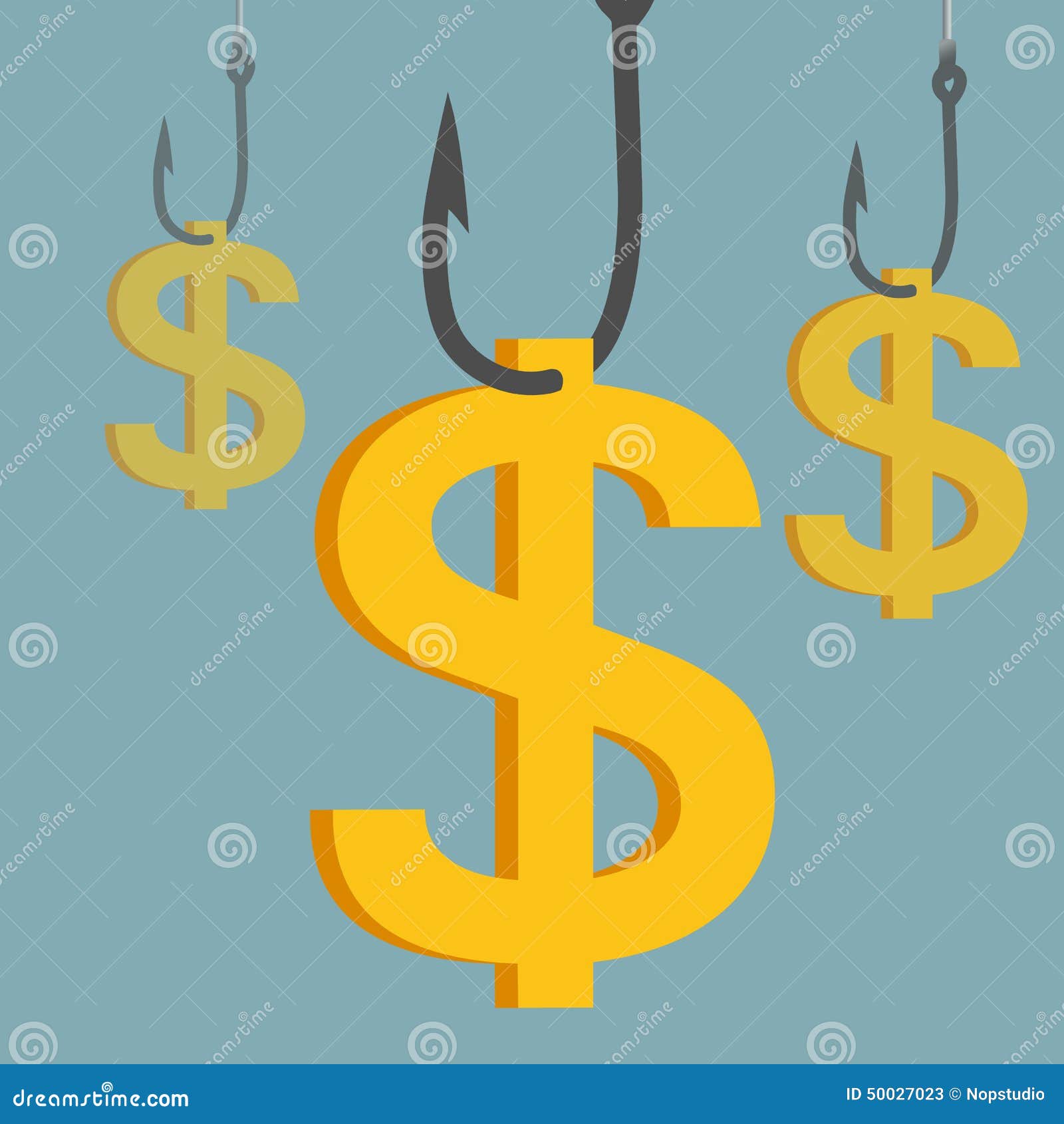 Money fishing hook stock vector. Illustration of hobbies - 50027023