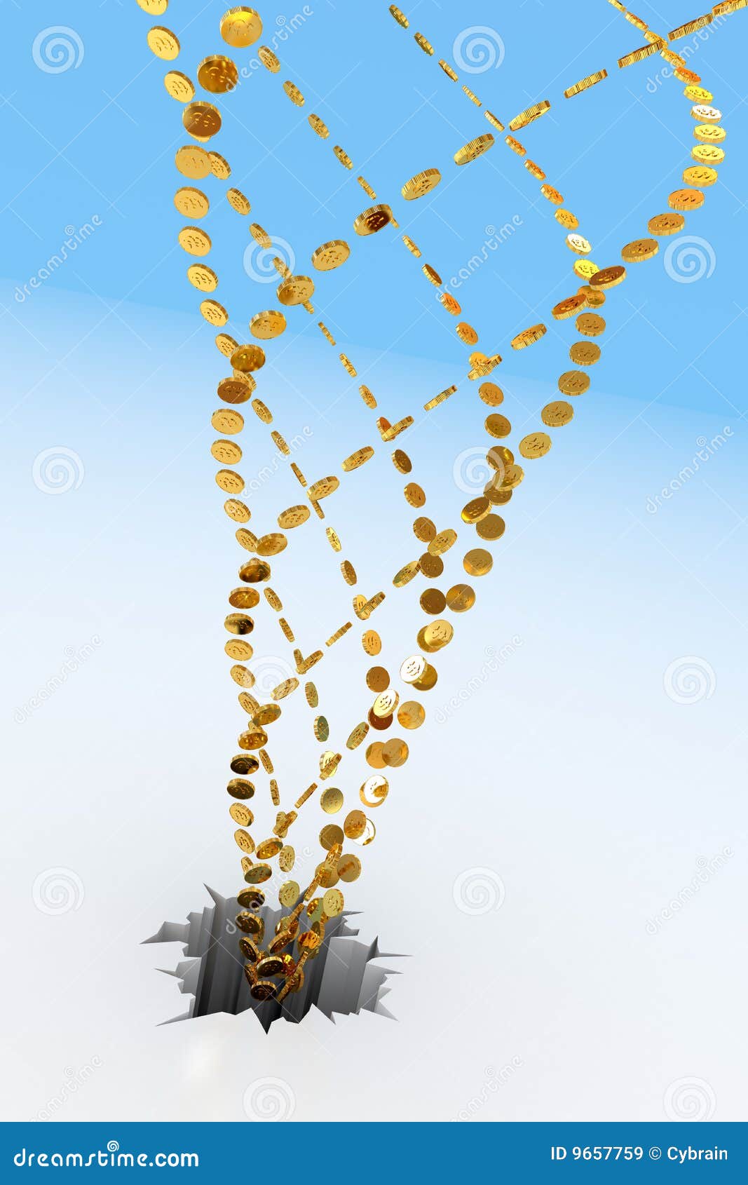 Money Flow Royalty-Free Cartoon | CartoonDealer.com #33474245