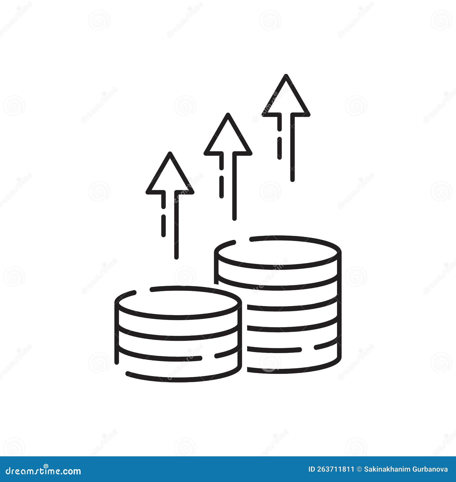 Money Flow Icon Illustration. Money Flow Concept Symbol Design Stock ...