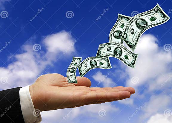 Money is flying stock photo. Image of businessman, banking - 2675614