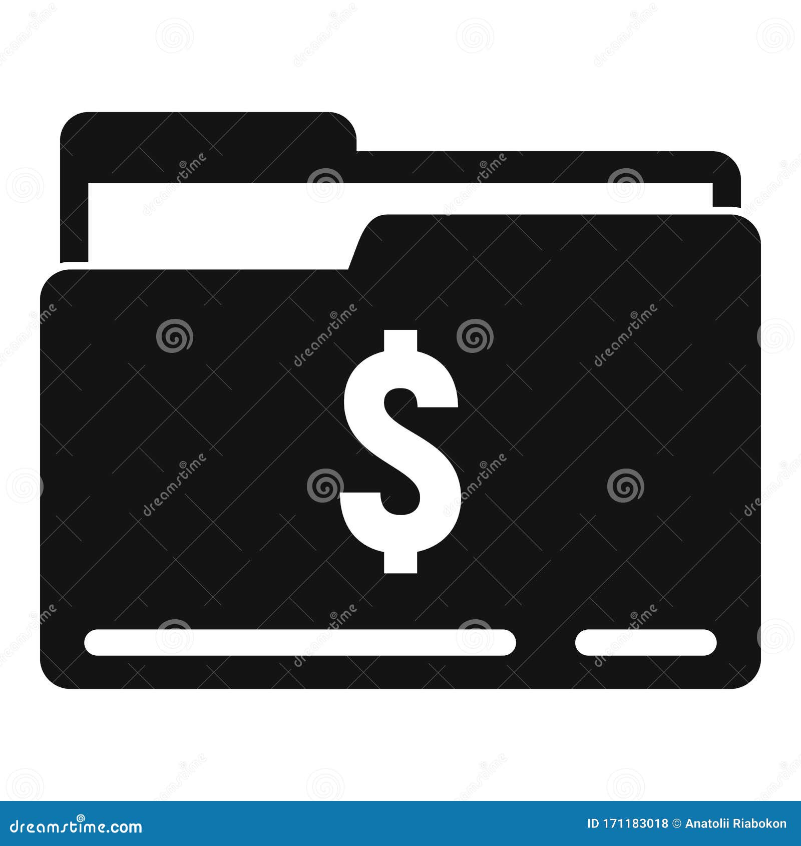 Money Folder Icon, Simple Style Stock Vector - Illustration of document ... Money Folder Icon, Simple Style Stock Vector - Illustration of document ...