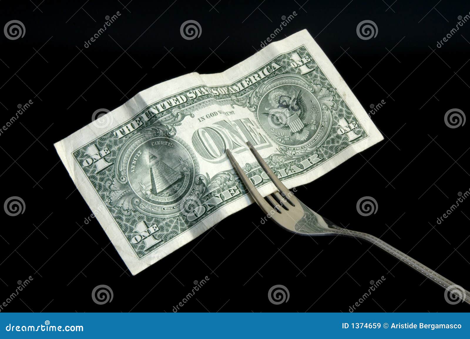 Money for food stock image. Image of money, health, bank - 1374659