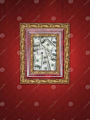 Money frame stock photo. Image of financial, ornaments - 17915344