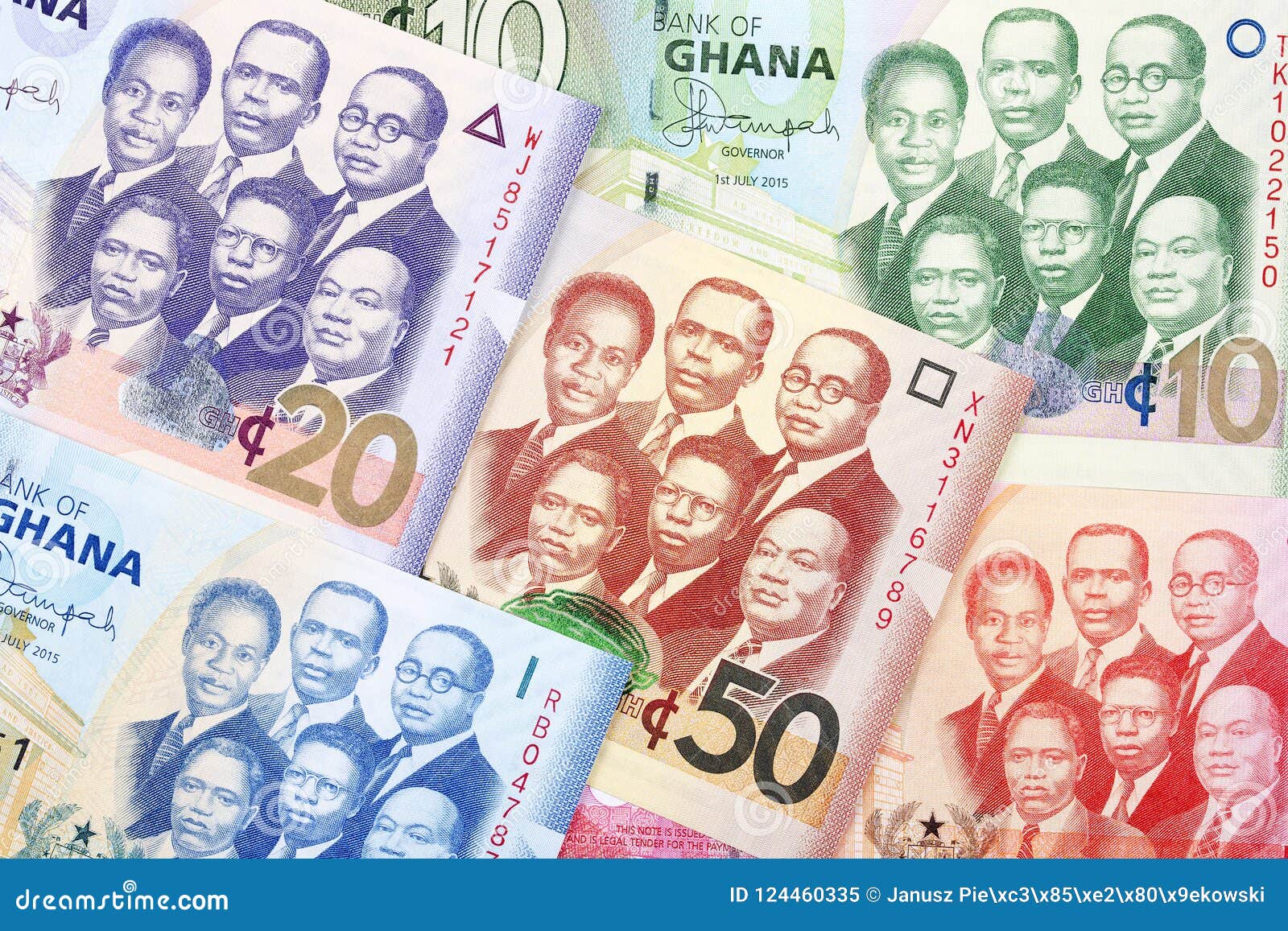 Money from Ghana, a Background Stock Image - Image of finance, ghana ...