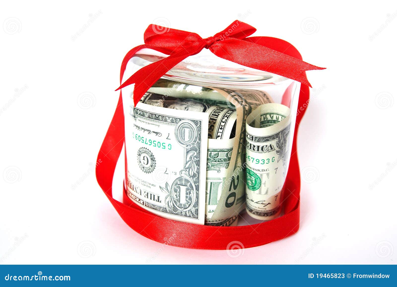 Money gift stock image. Image of white, dollar, closeup - 19465823