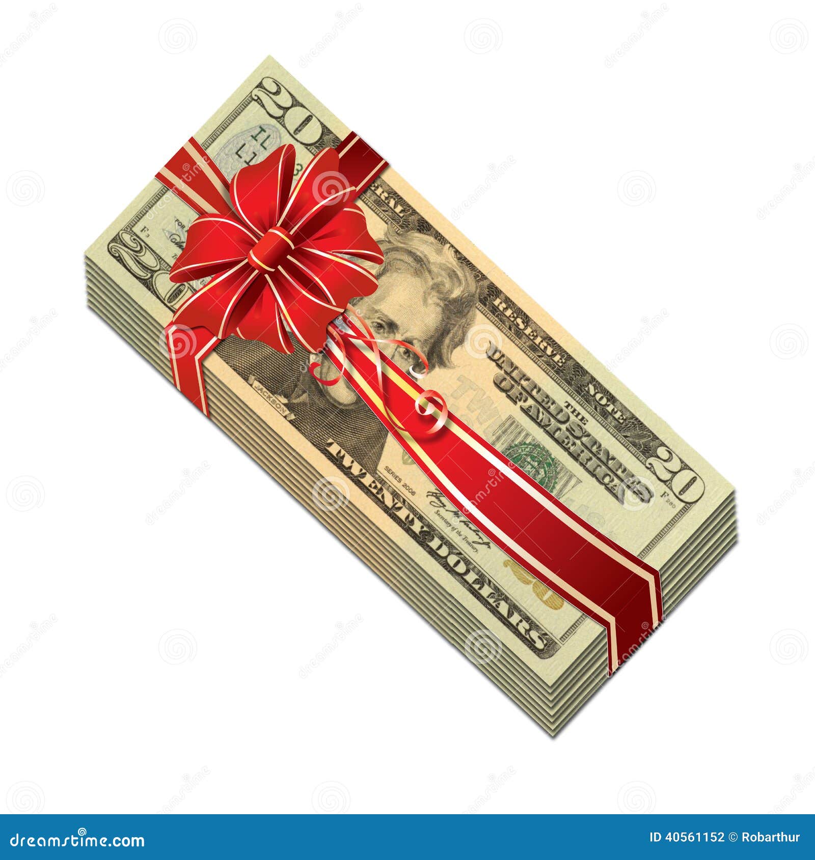 Money Gift Concept stock illustration. Illustration of saving - 40561152