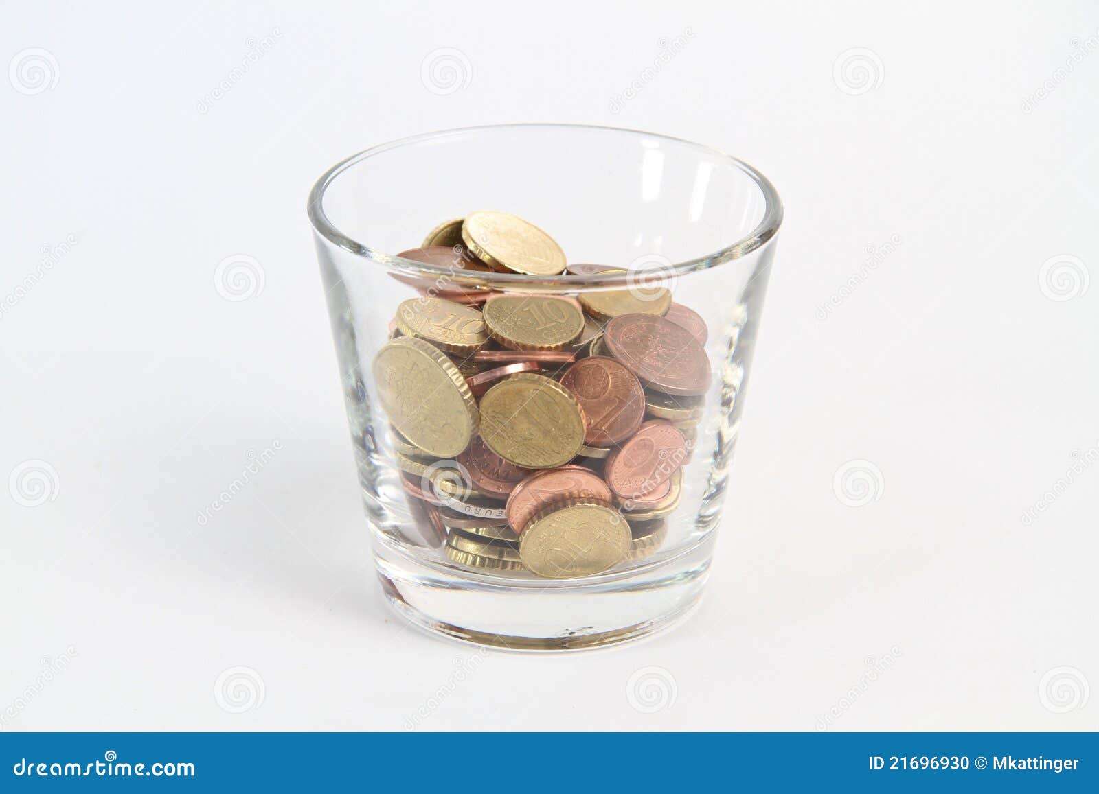 Money in glas. stock photo. Image of euro, ideas, bottle - 21696930
