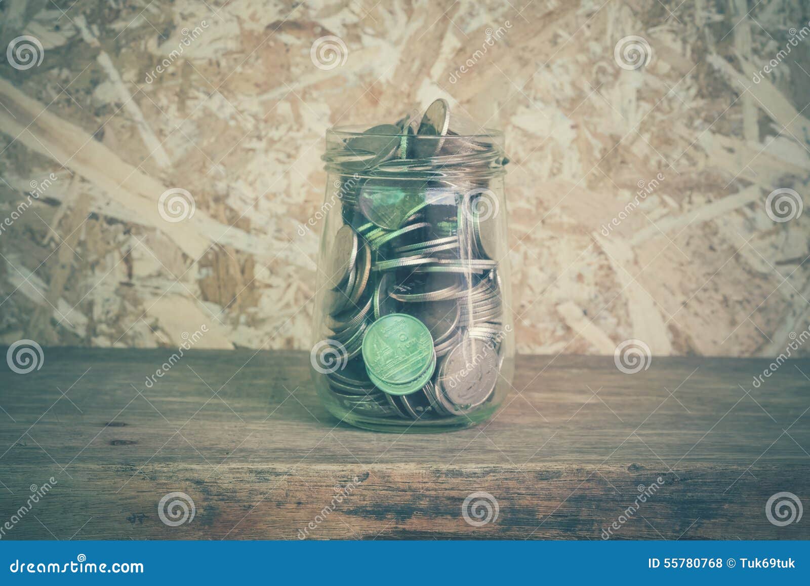 Money in the glass stock photo. Image of coconut, account - 55780768