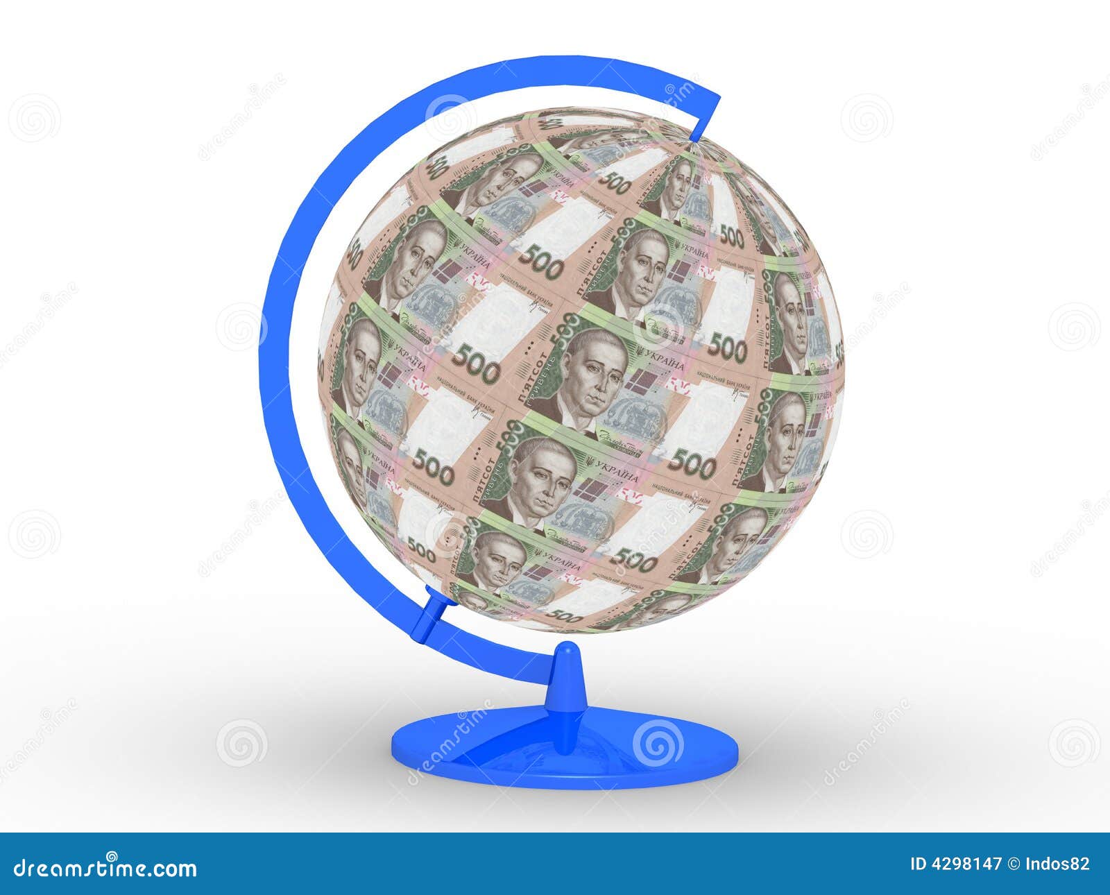Money Globe Picture. Image: 4298147