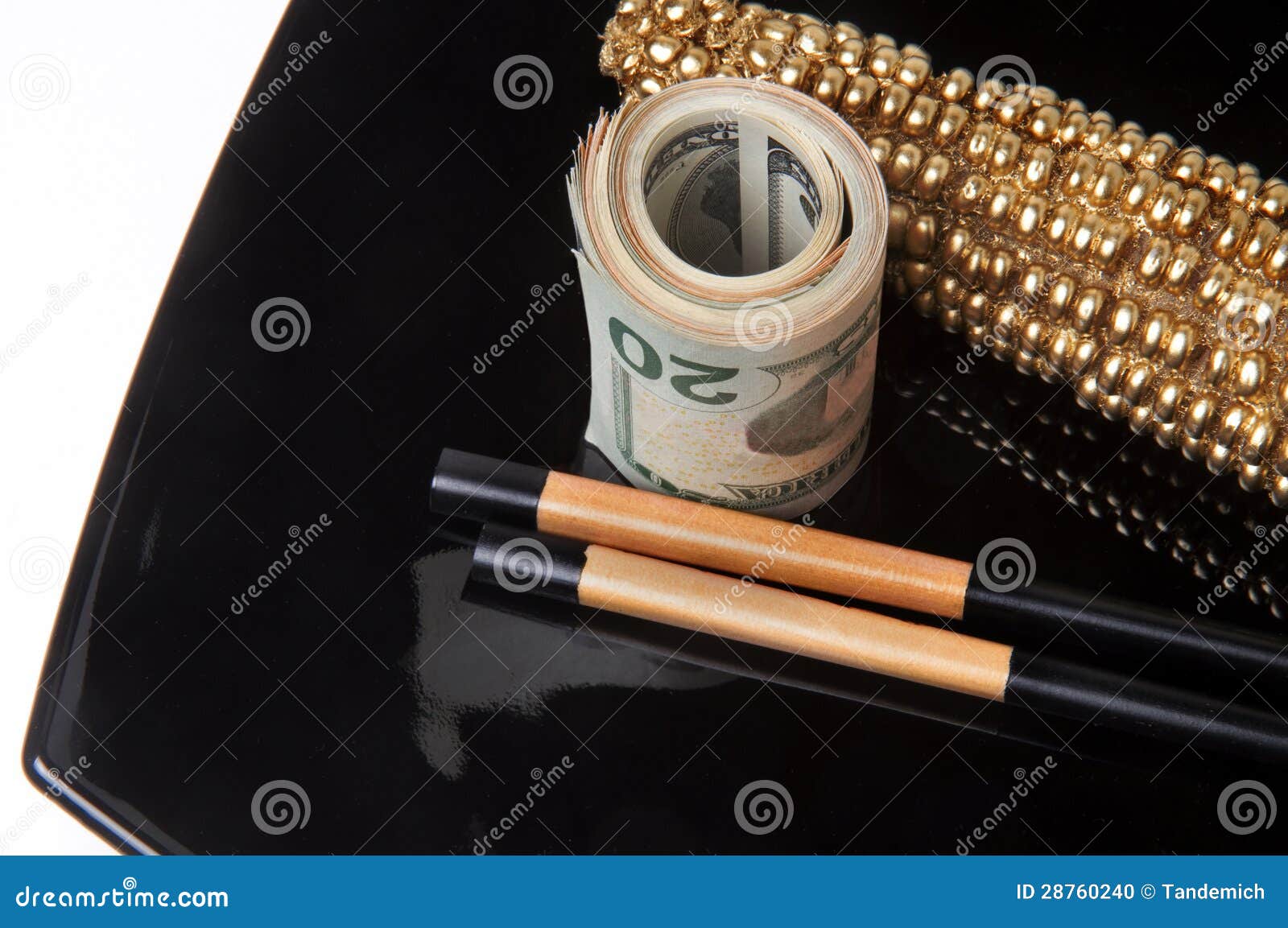 Money and gold stock photo. Image of crisis, commercial - 28760240