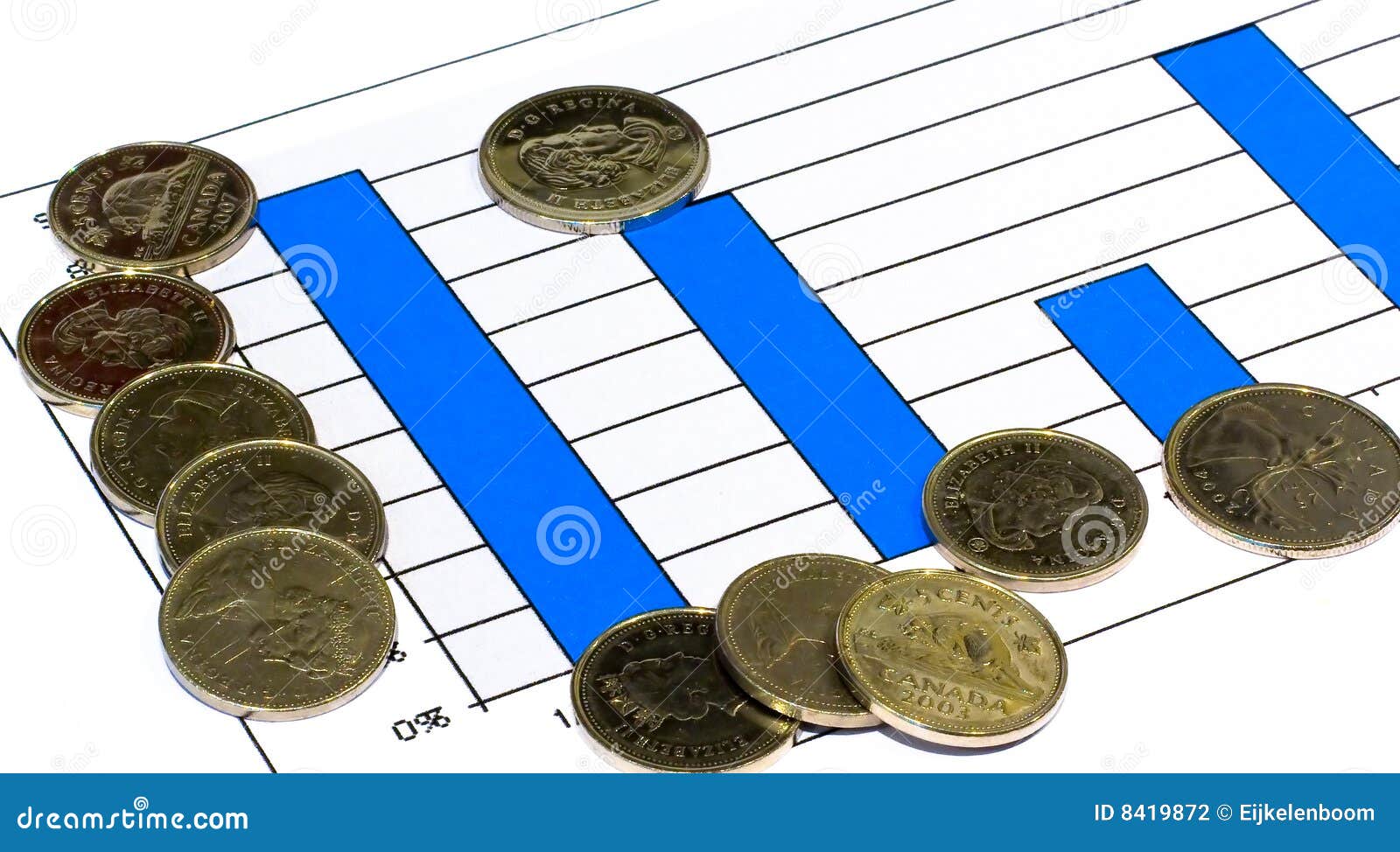 Money Graph editorial photography. Image of economy, blue - 8419872