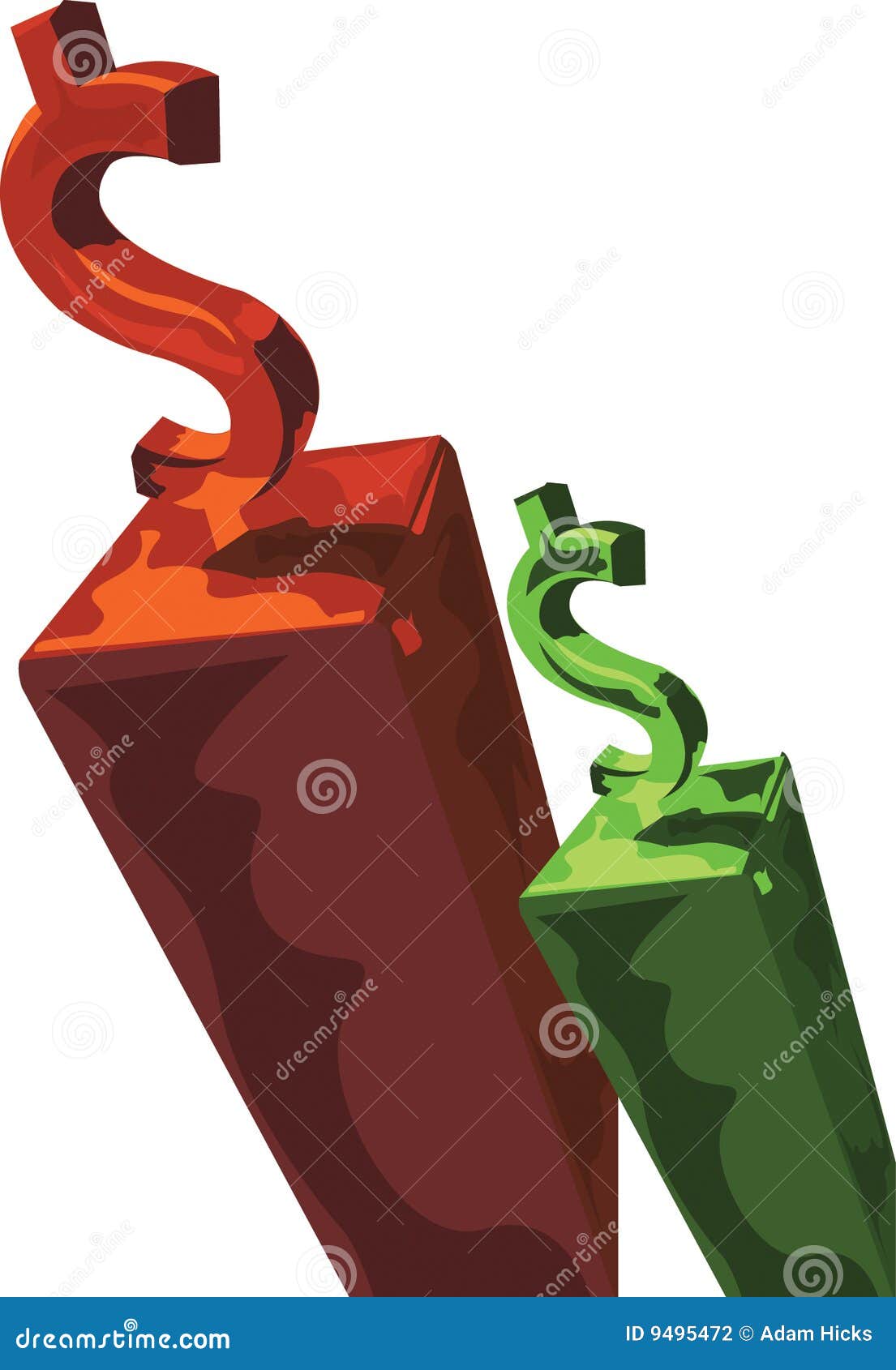 Money Graph Picture. Image: 9495472