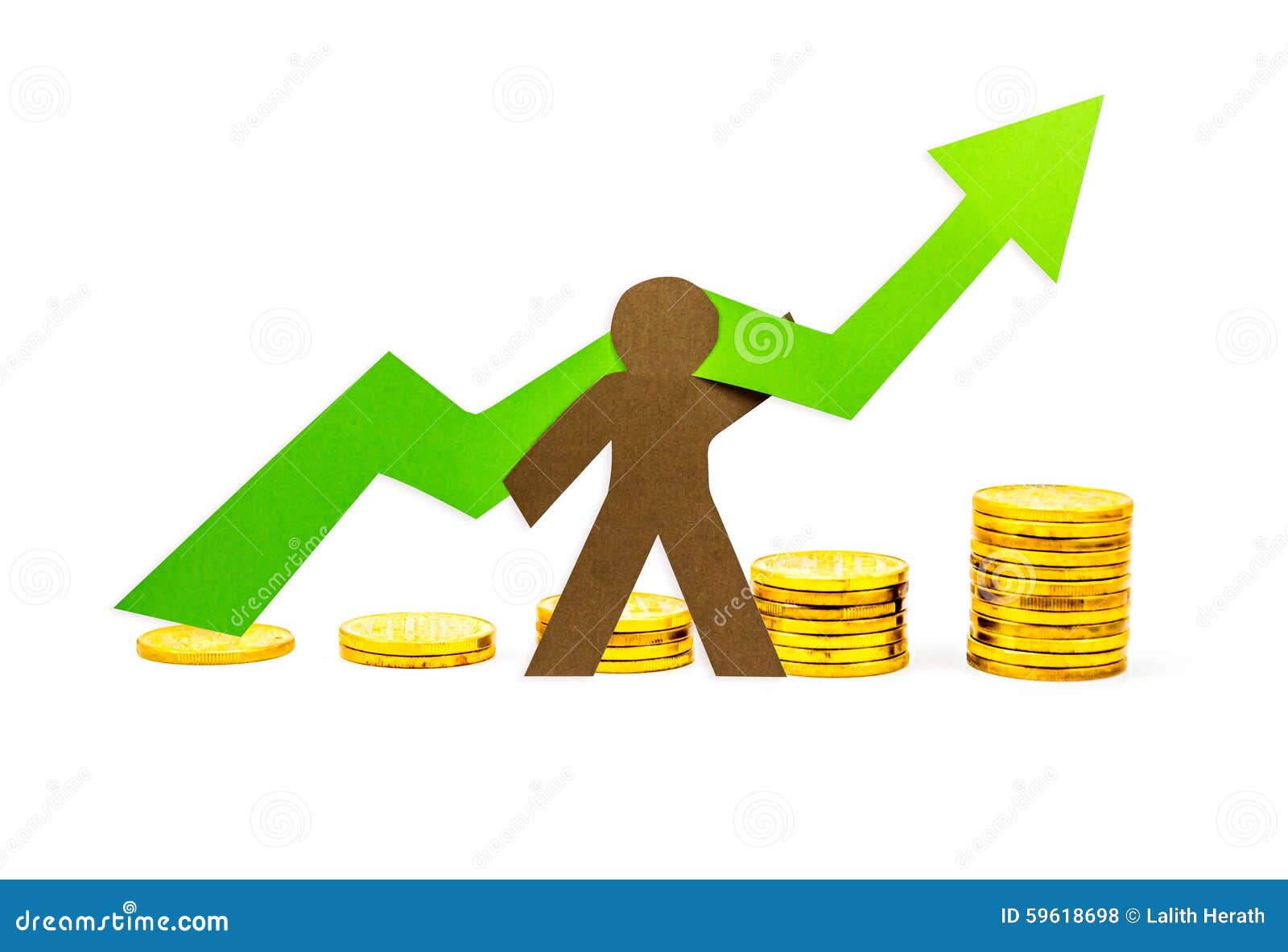 Money Graph Pointing Upwards Person Photos - Free & Royalty-Free Stock ...