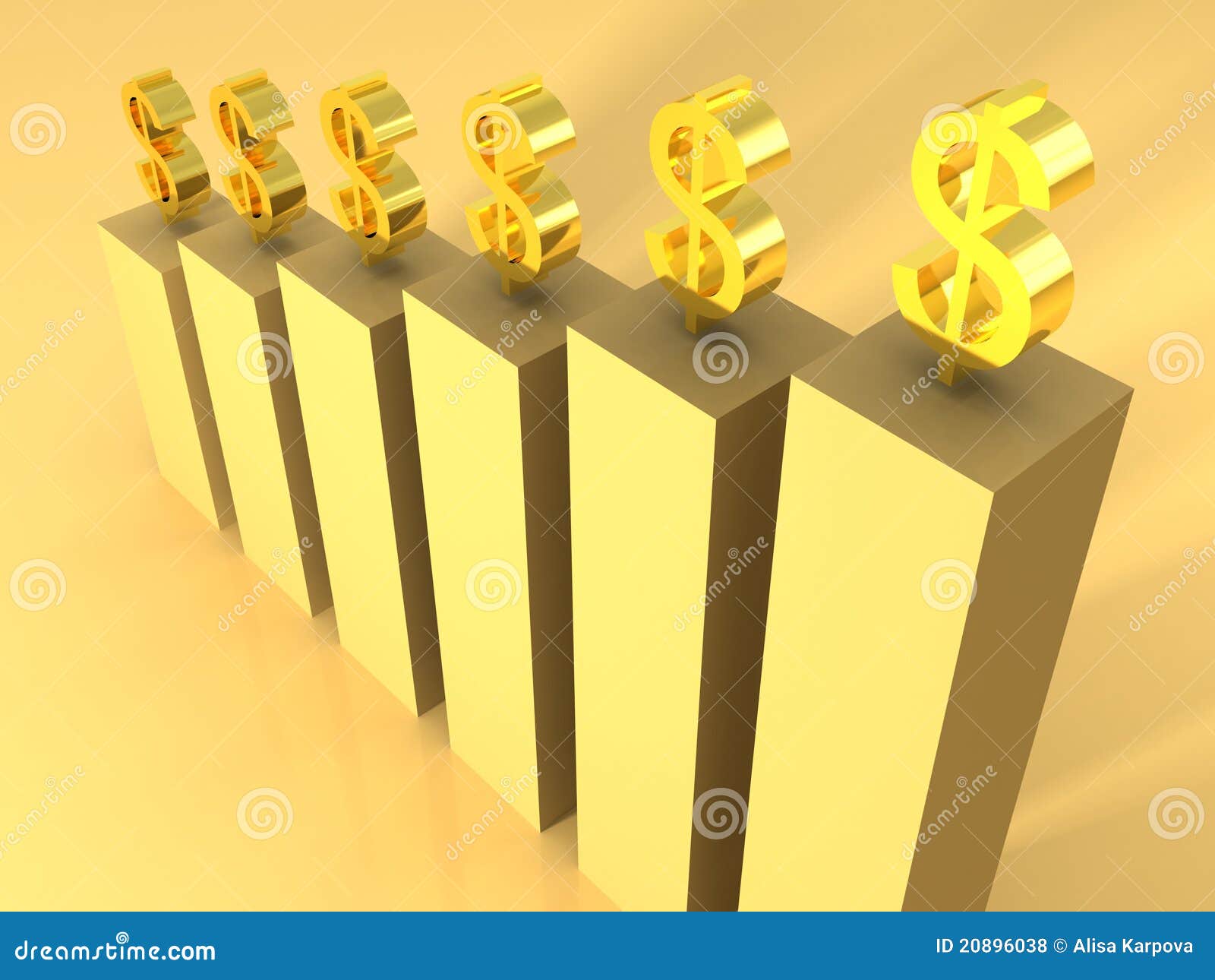 Money grow up concept stock illustration. Illustration of business ...
