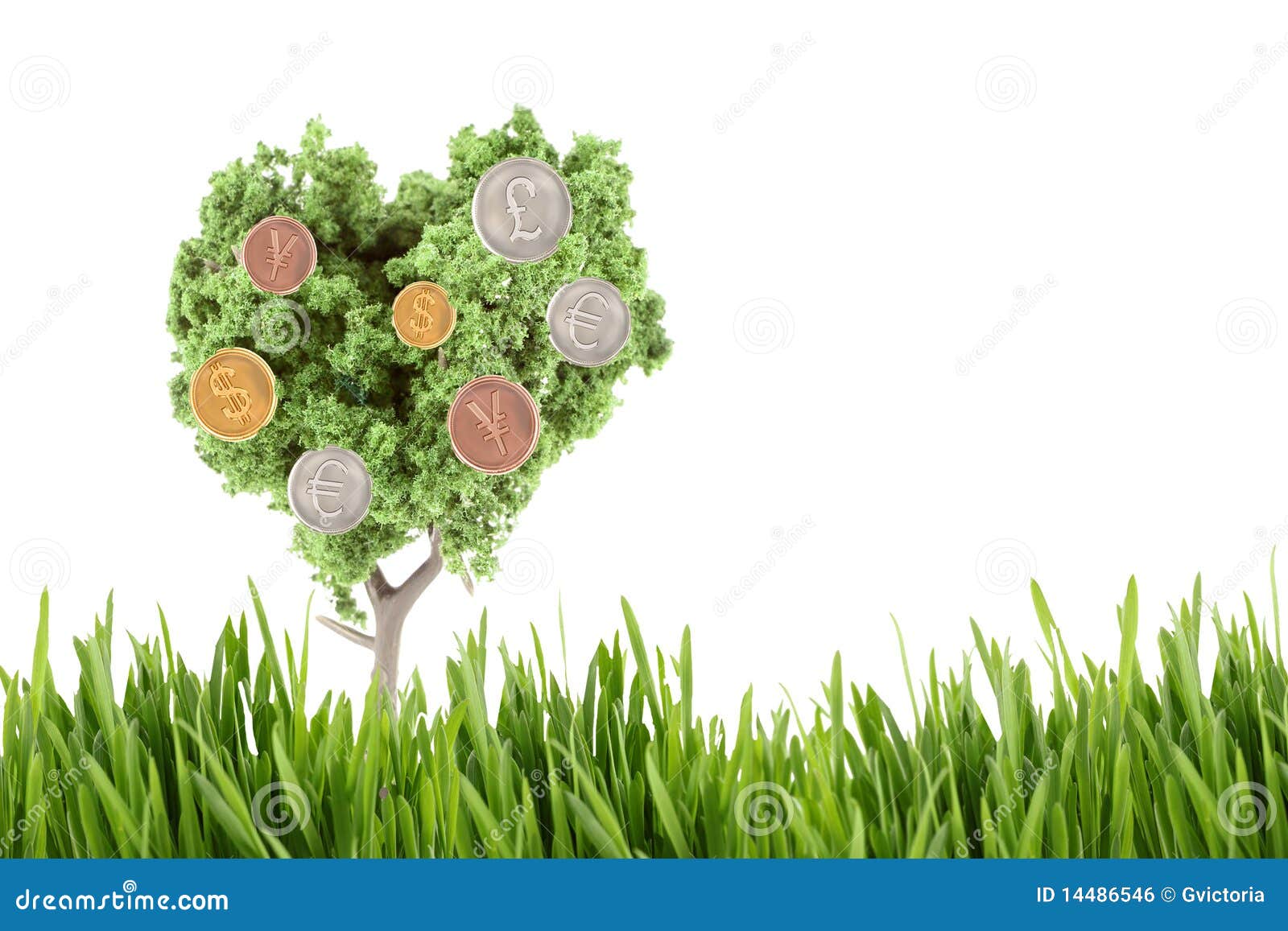 Money growing on tree stock photo. Image of bushy, exchange - 14486546
