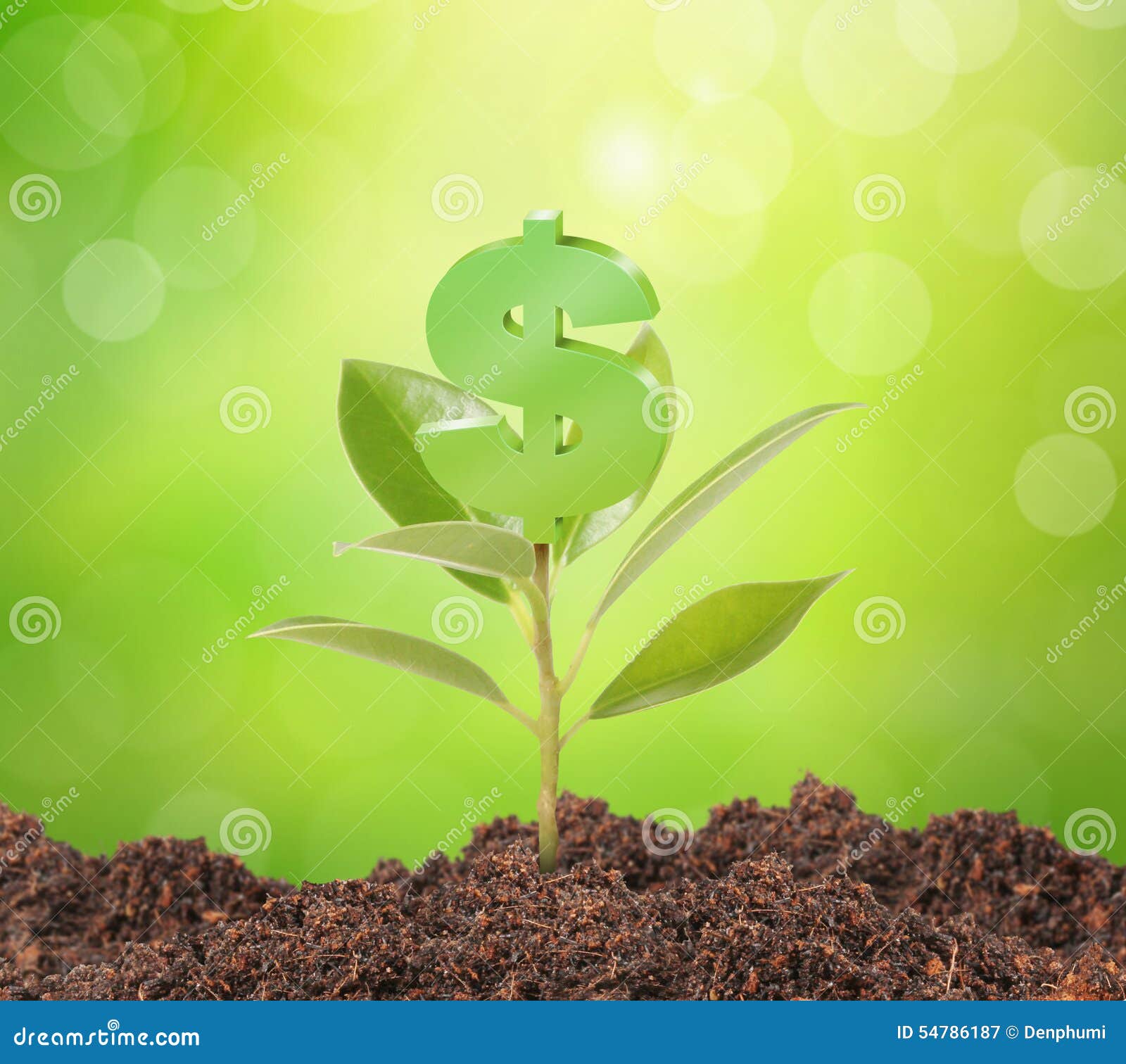 Money growing on tree stock illustration. Illustration of account ...