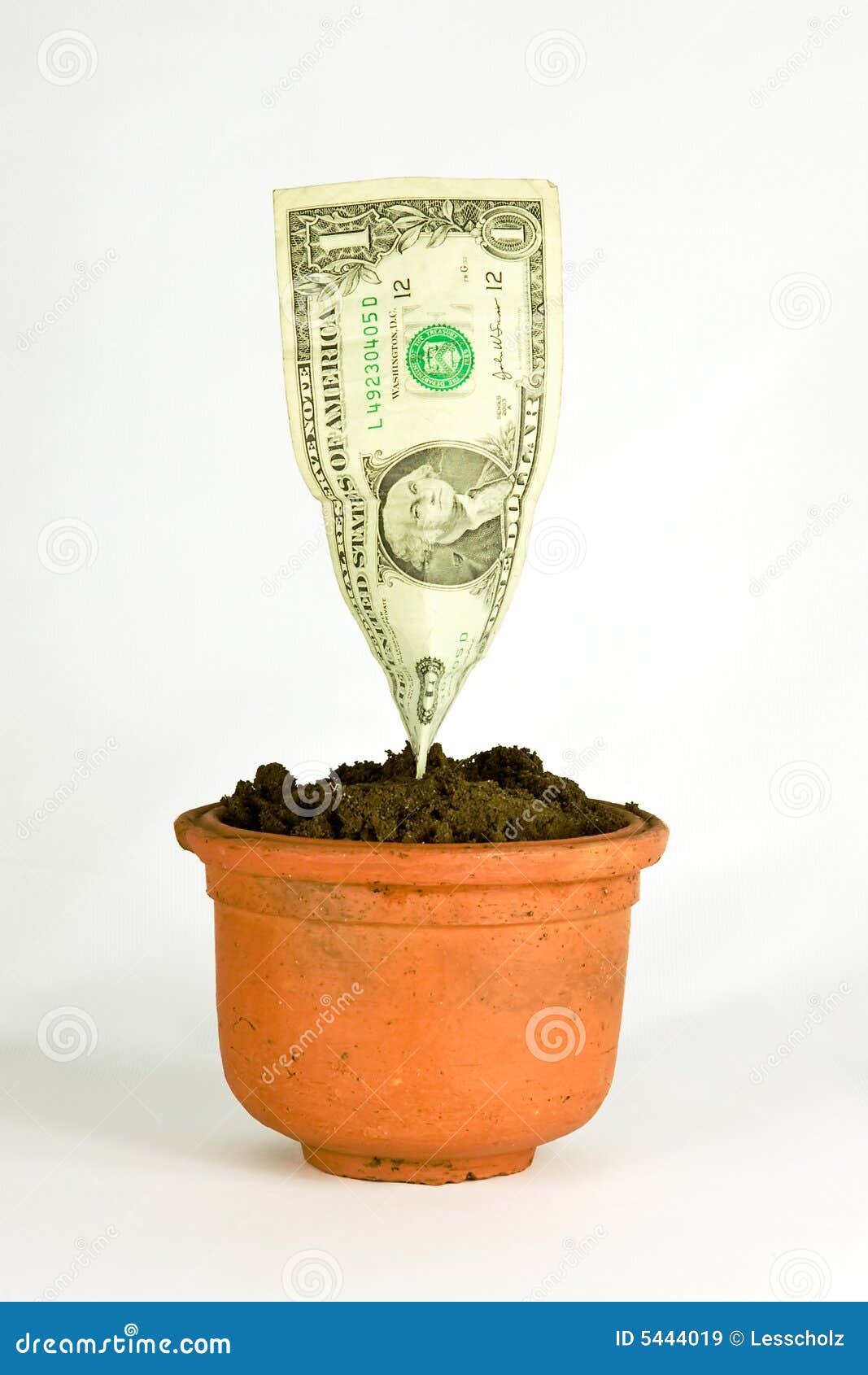 Money growth stock image. Image of commerce, cash, green - 5444019