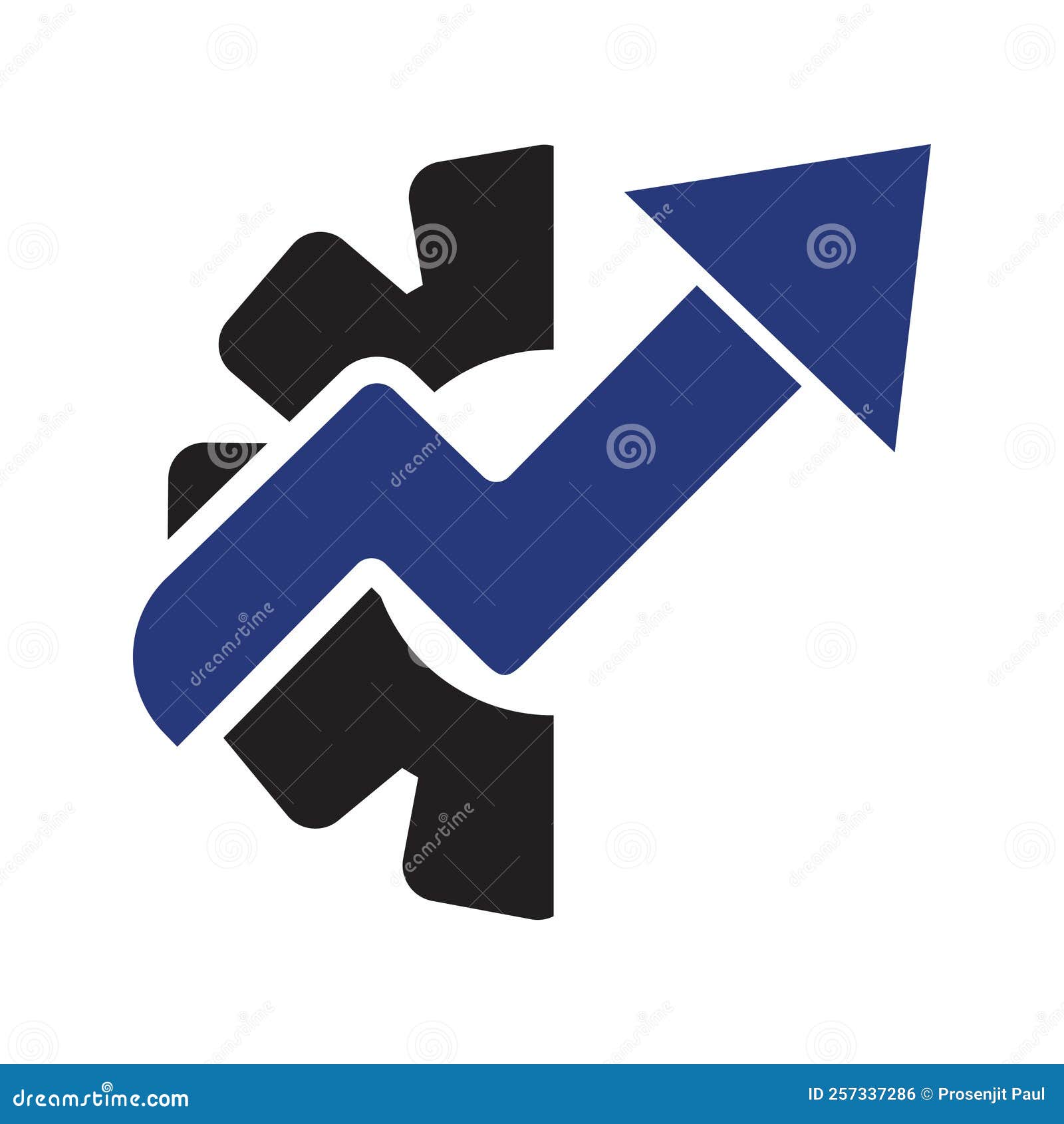 Money Growth Management Icon Stock Vector - Illustration of grow ...