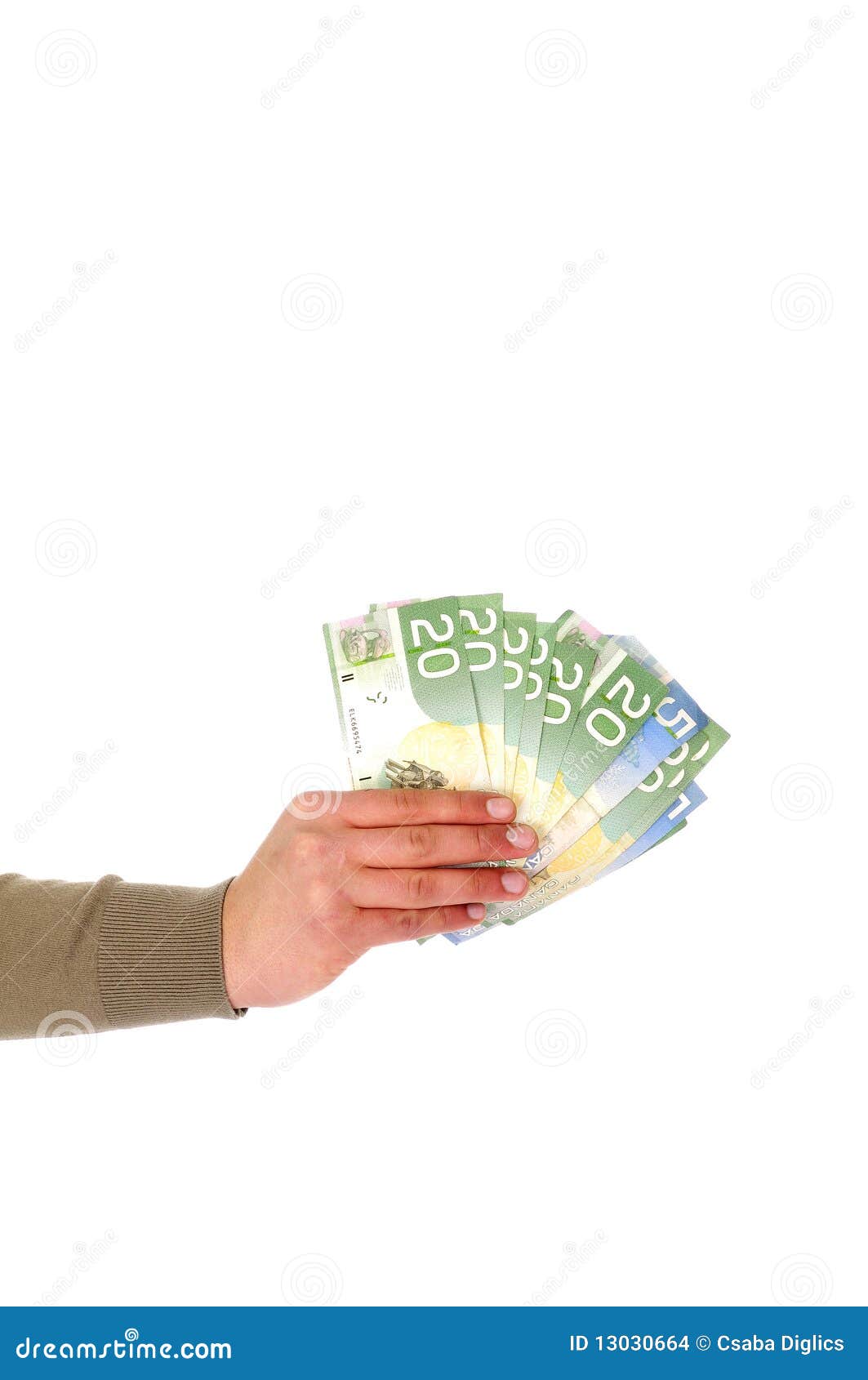 Money hand stock photo. Image of dollar, green, success - 13030664