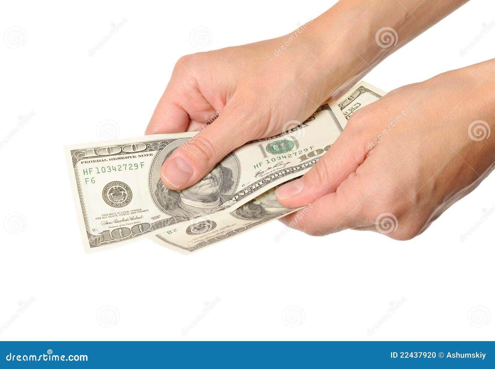 Money In Hand Stock Photo - Image: 22437920