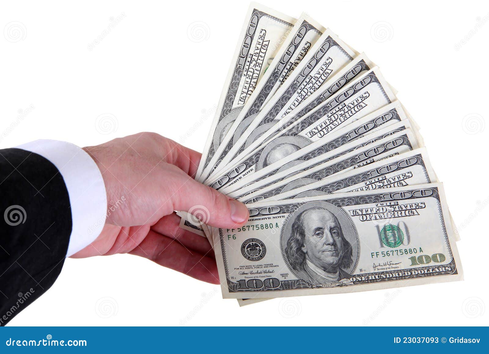 Money in hand stock image. Image of white, suit, finance - 23037093