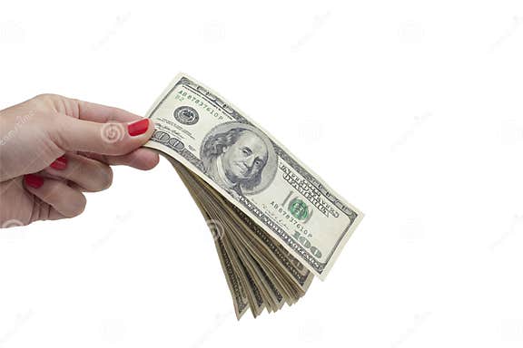 Money in hand stock image. Image of dollar, people, currency - 24029865