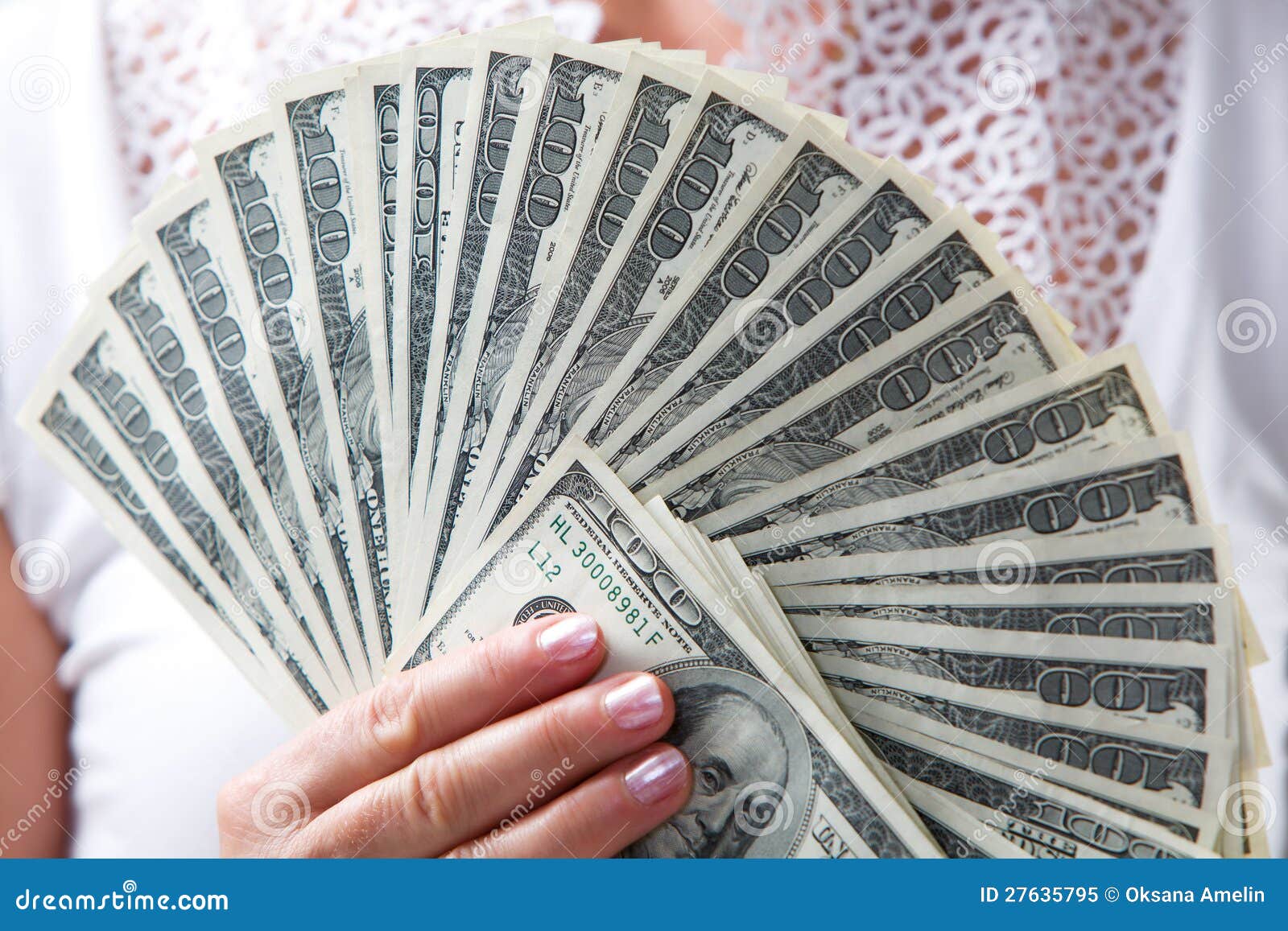 Money in the hand. stock image. Image of savings, ideas - 27635795