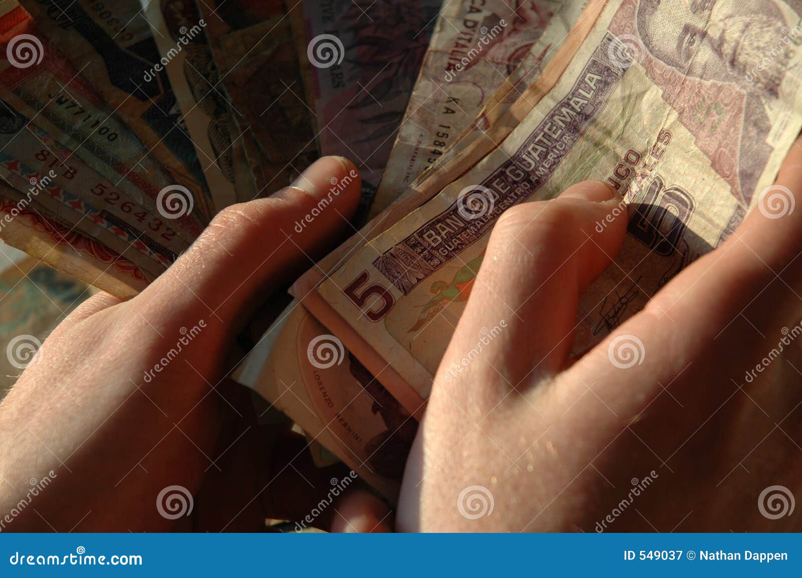 Money in hand stock image. Image of bank, cent, kroner - 549037