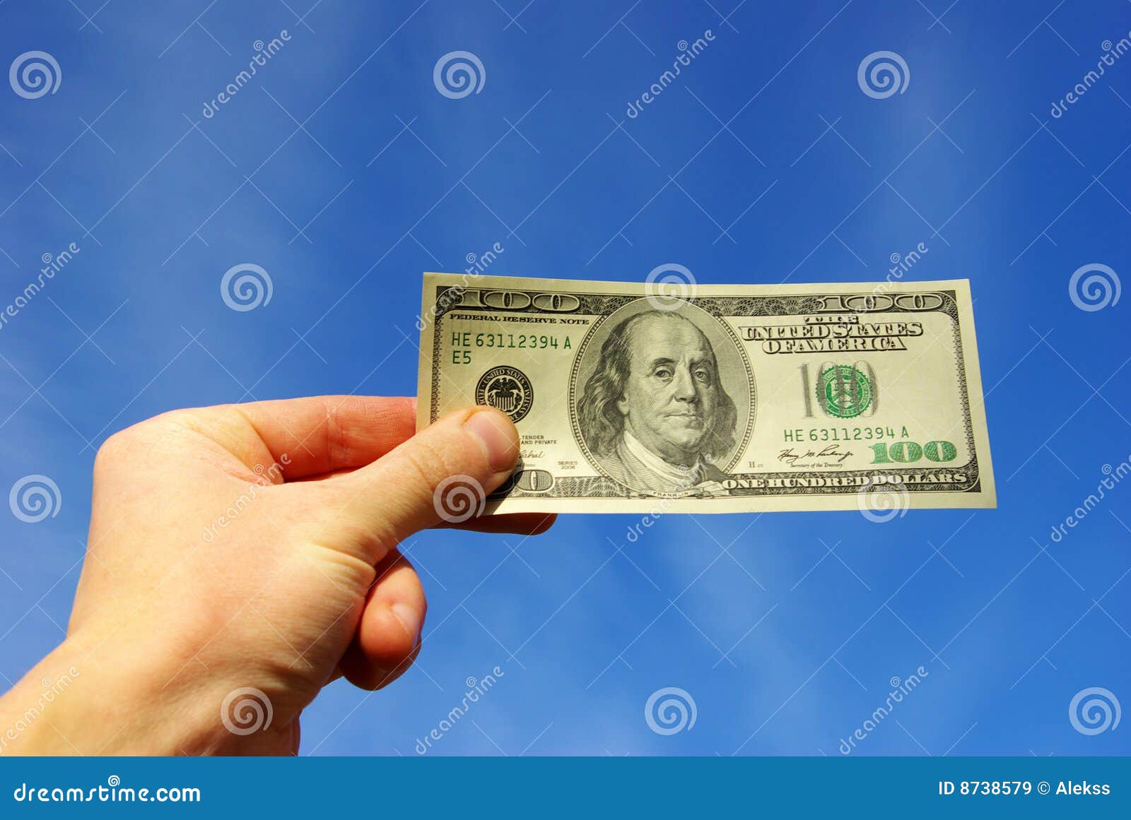 Money in hand stock image. Image of business, person, donation - 8738579