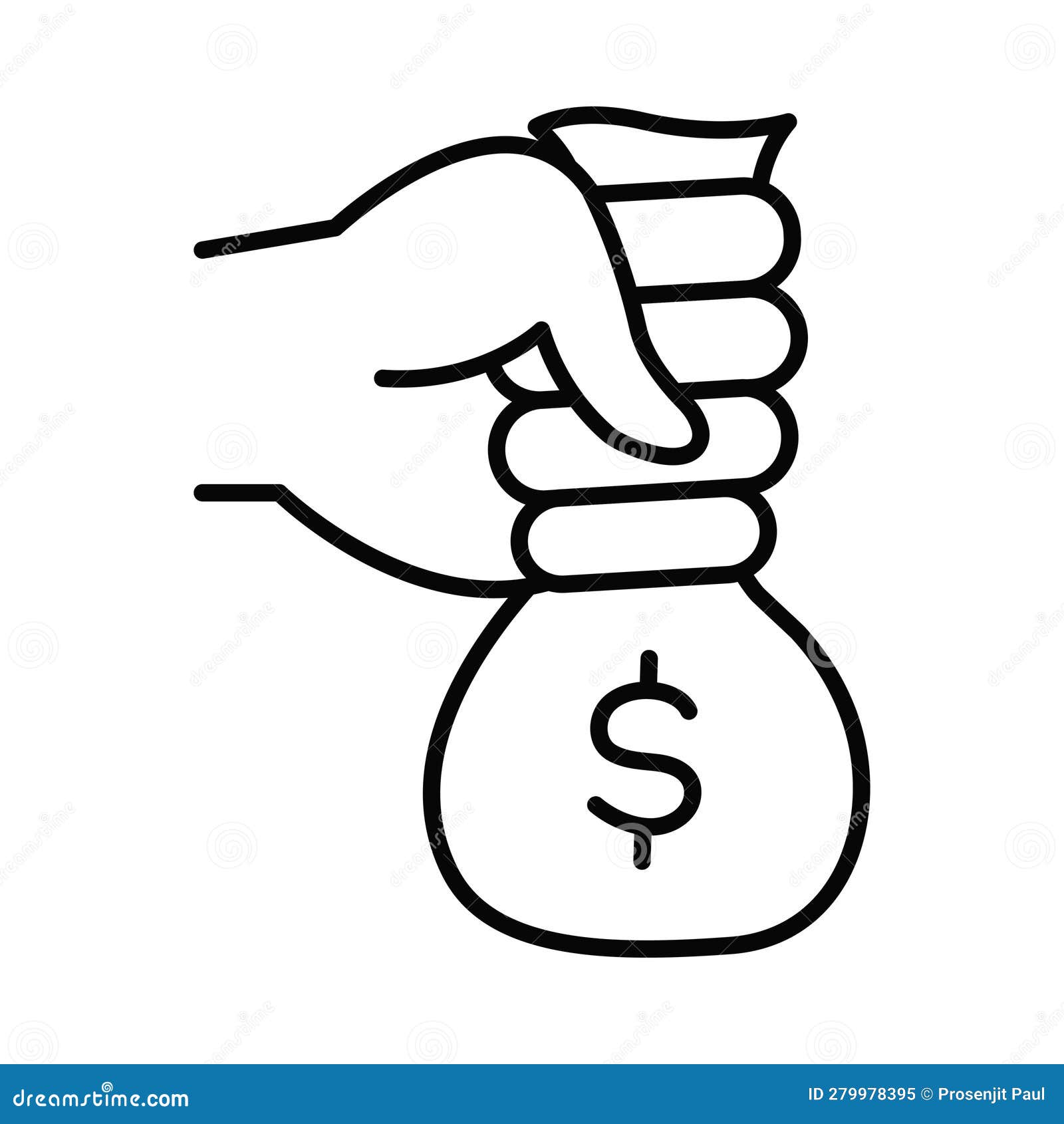 Money, Hand, Hand Over, Money Hand Over Icon Stock Vector ...