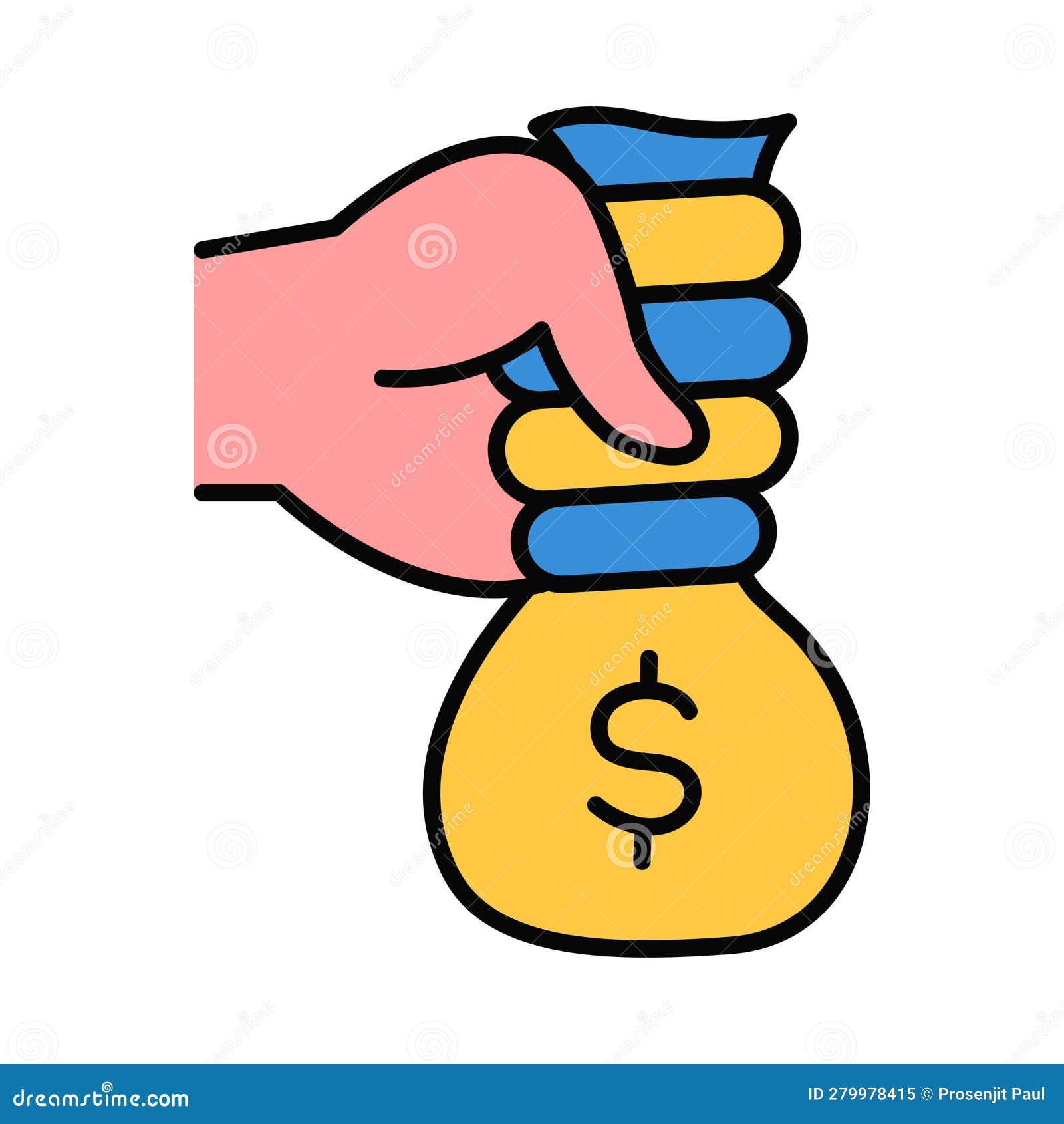 Money, Hand, Hand Over, Money Hand Over Icon Stock Vector ...