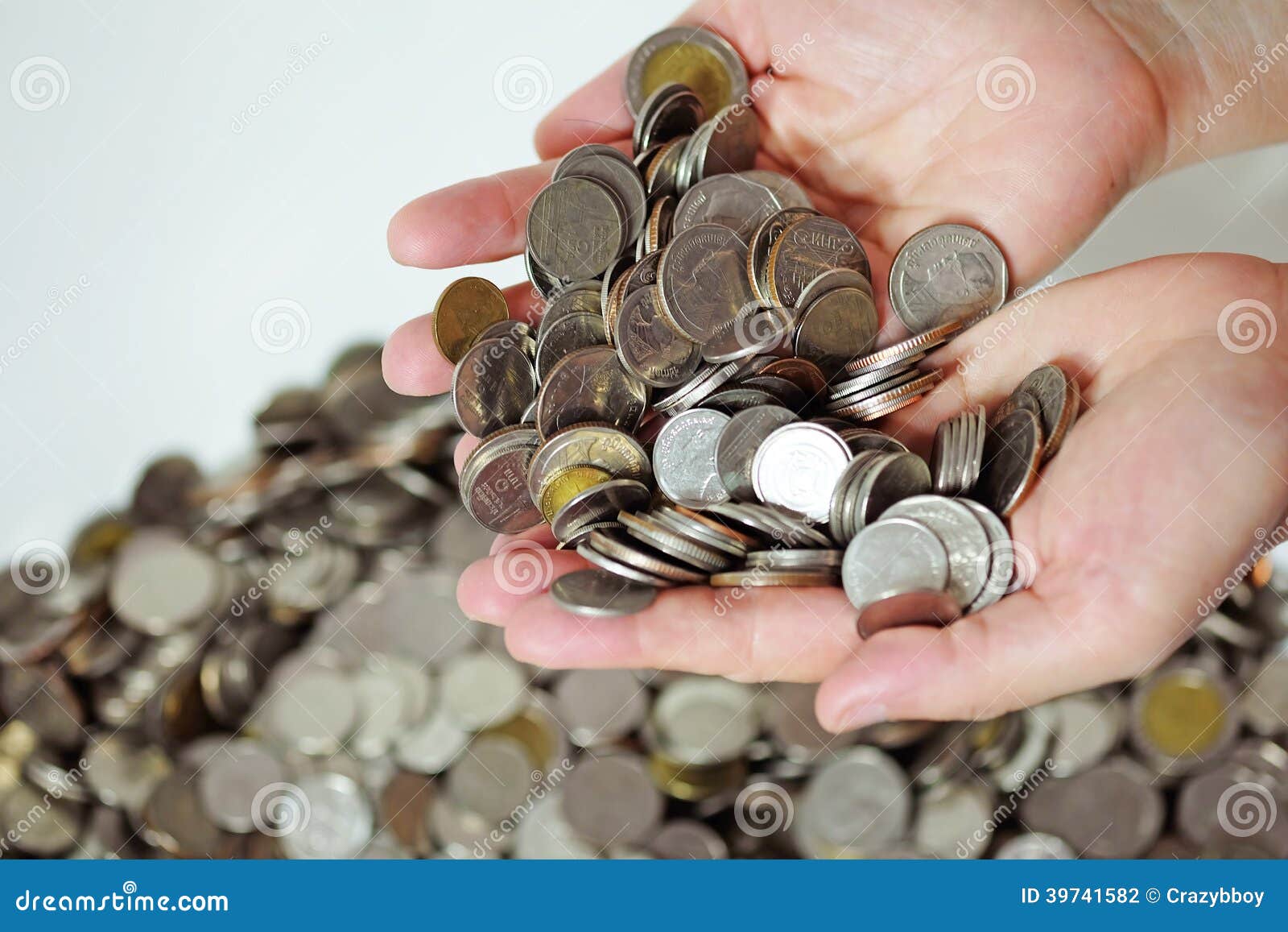 Money in the hand stock photo. Image of debt, debit, money - 39741582