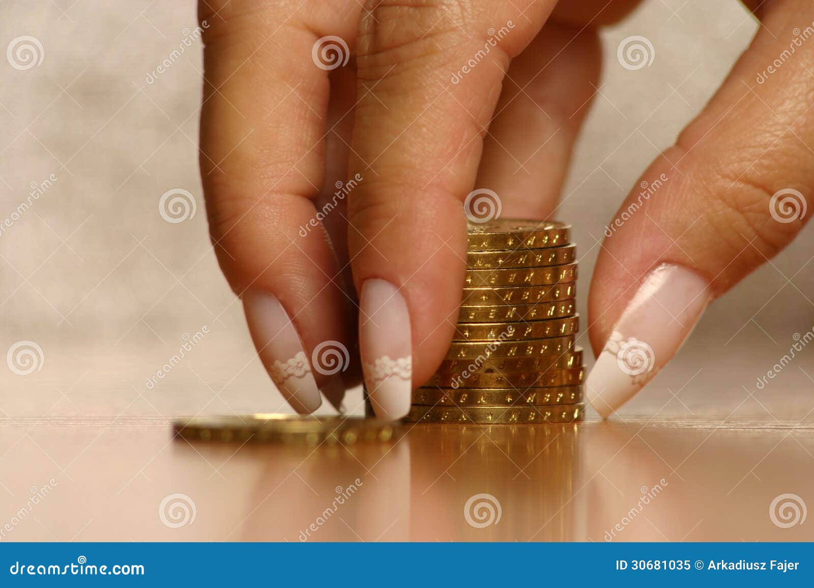 Money and hand stock image. Image of cash, gold, bank - 30681035