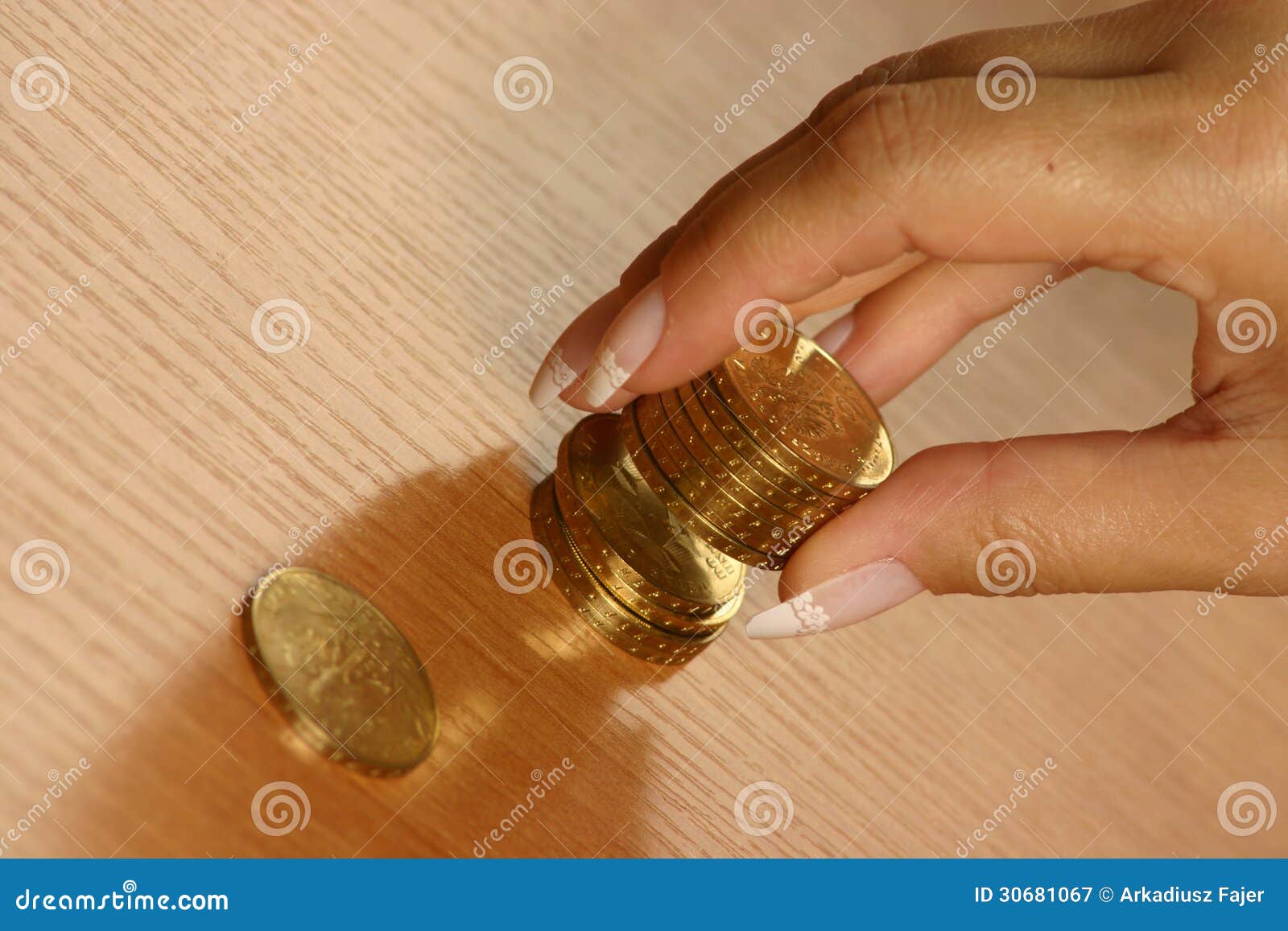 Money and hand stock image. Image of business, finger - 30681067