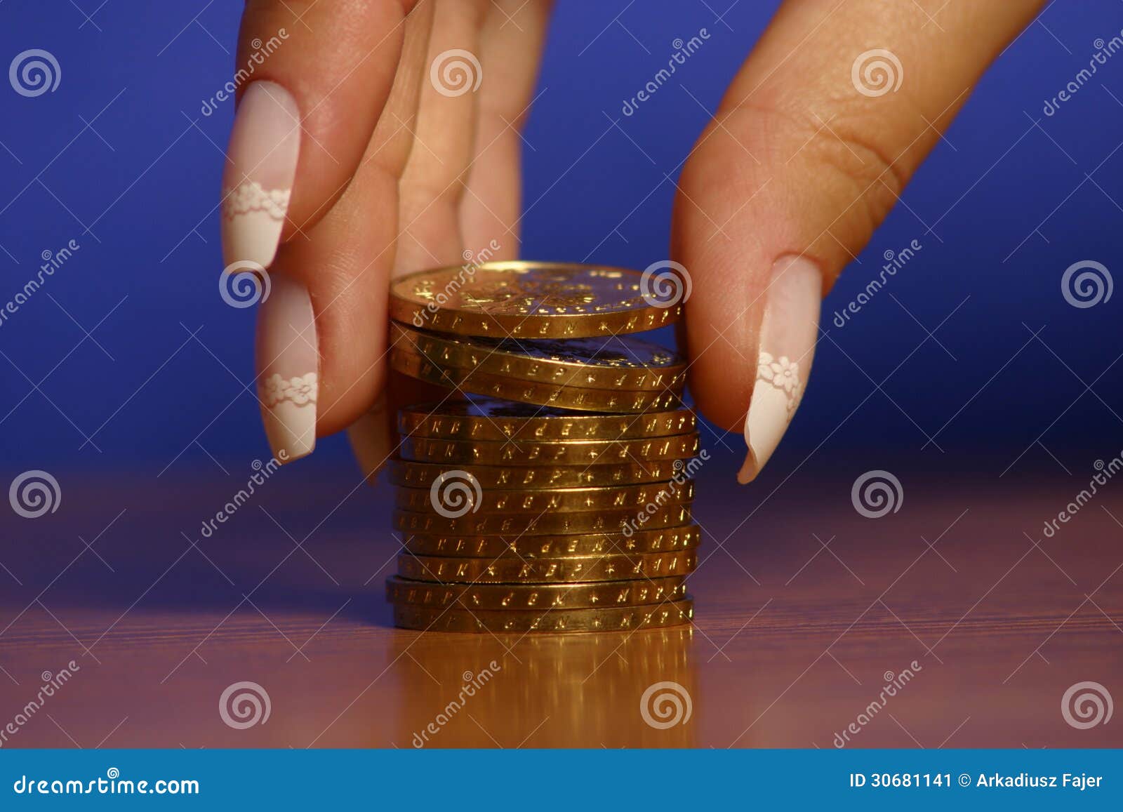 Money and hand stock image. Image of money, business - 30681141