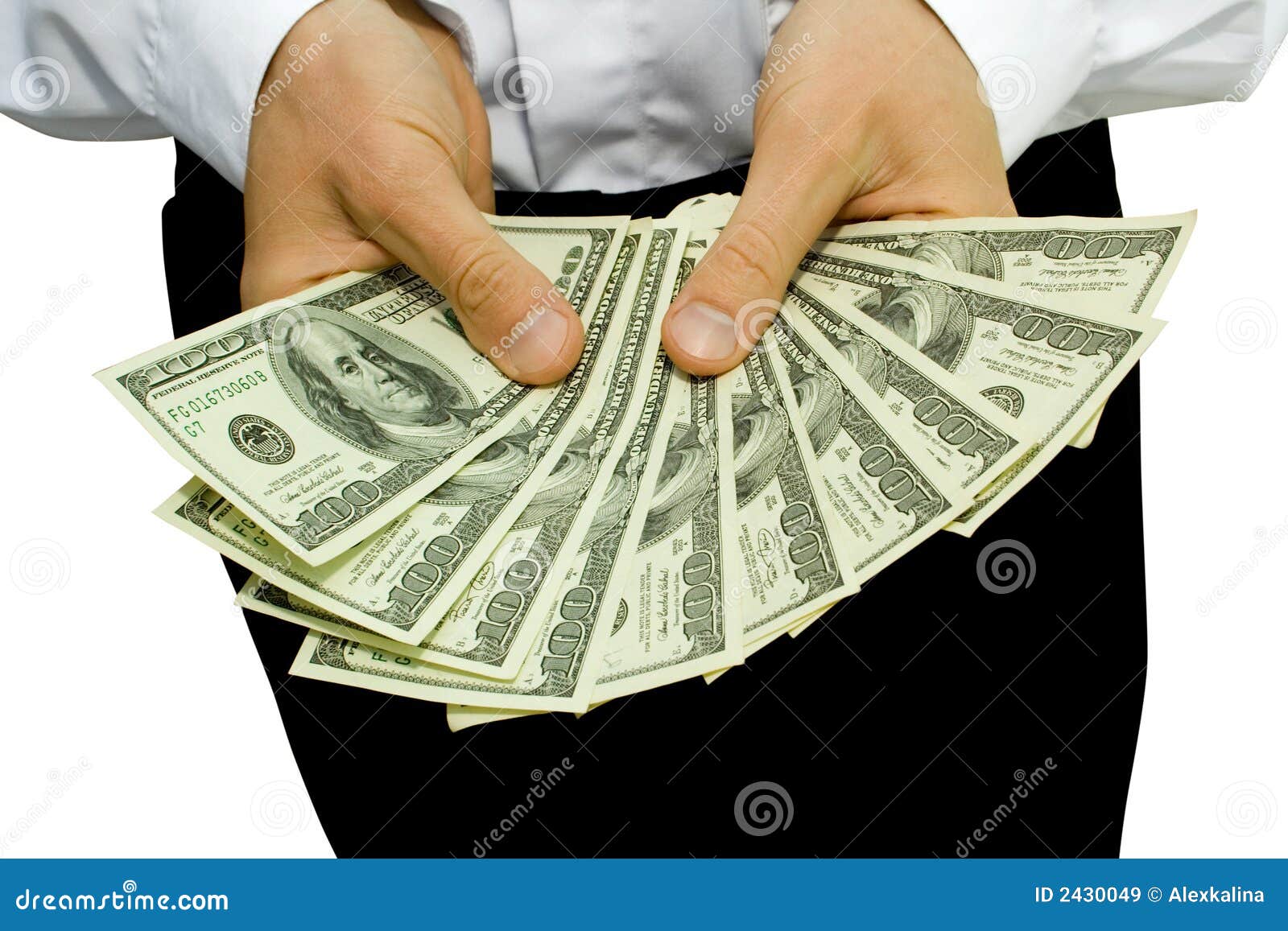 Money in the hands stock image. Image of give, bill, dollars - 2430049