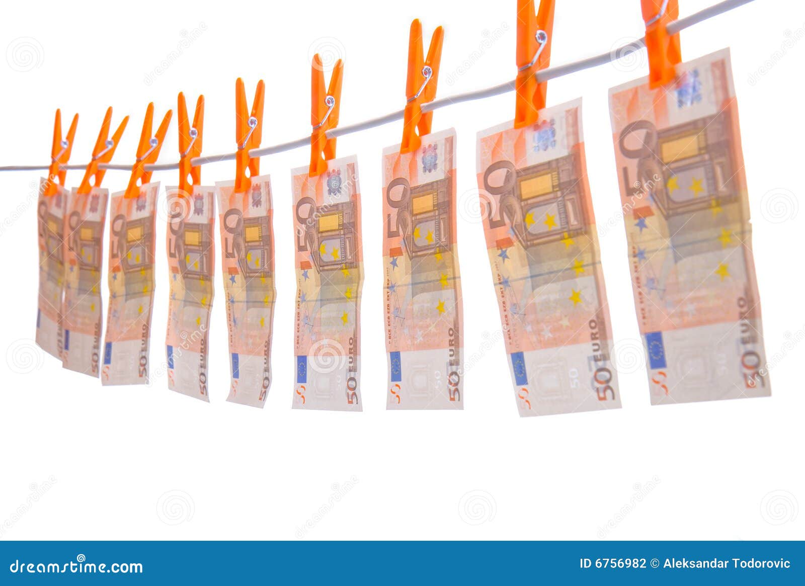 Money hanging on line stock photo. Image of intelligent - 6756982
