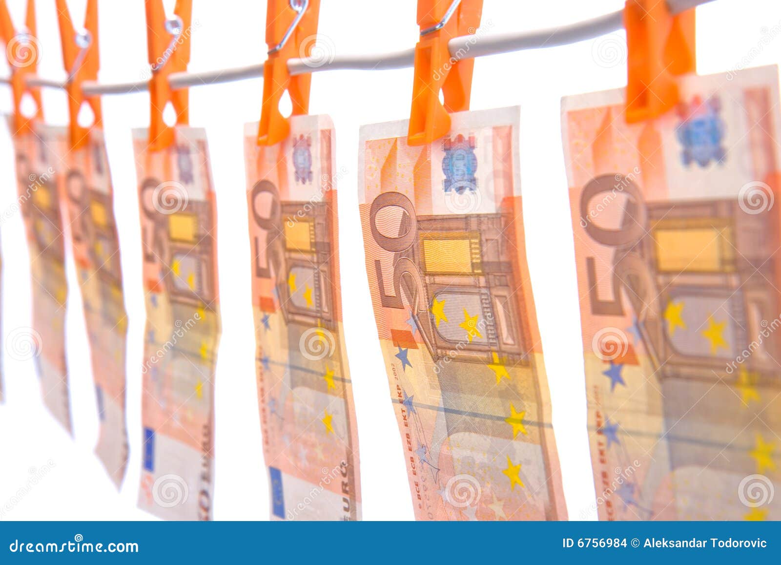Money hanging on line stock photo. Image of interest, currencies - 6756984
