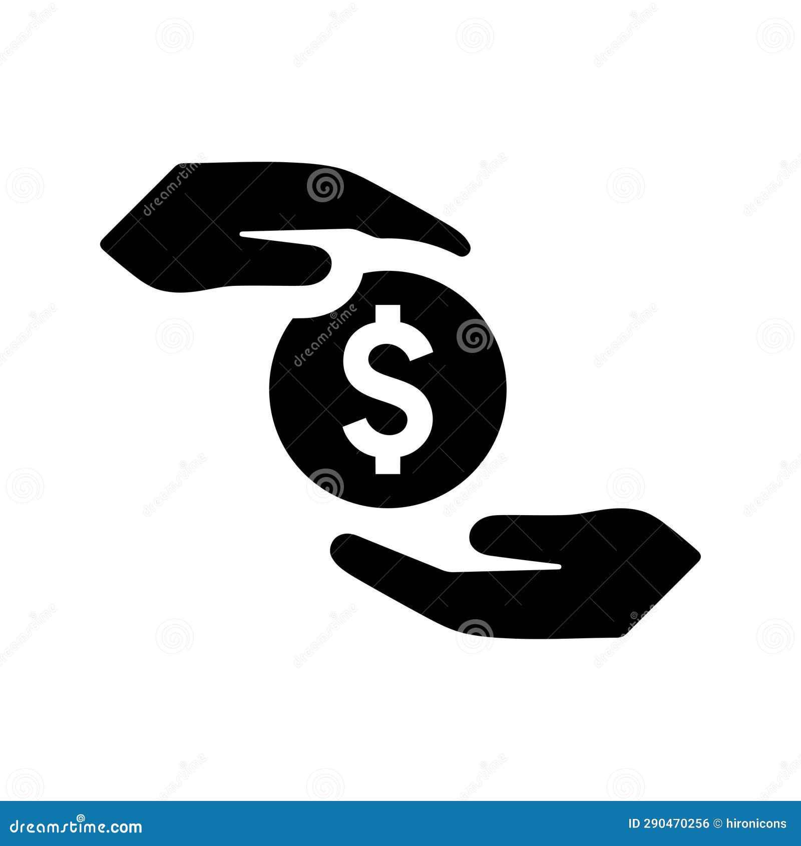 Money Help icon stock illustration. Illustration of websites - 290470256