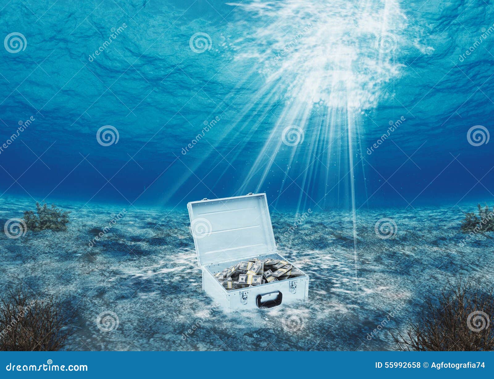 Money on the high seas stock photo. Image of economic - 55992658