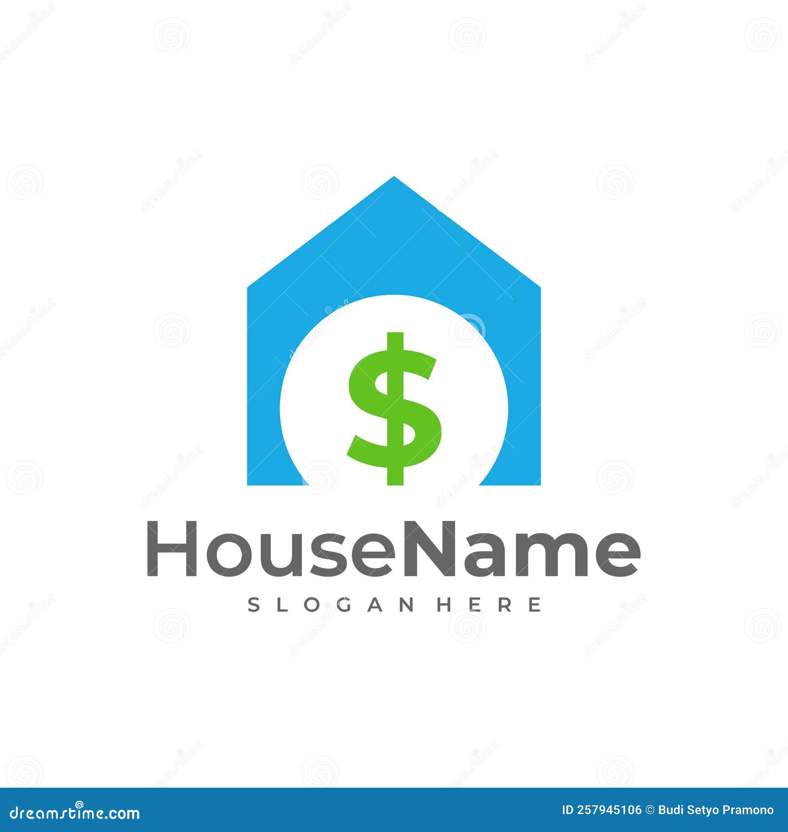 Money Home Logo Template Design Vector, Emblem, Design Concept ...