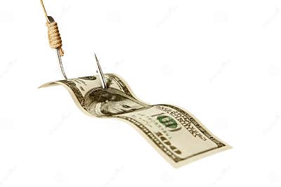 Money on a Hook stock photo. Image of cash, hook, finance - 29307978
