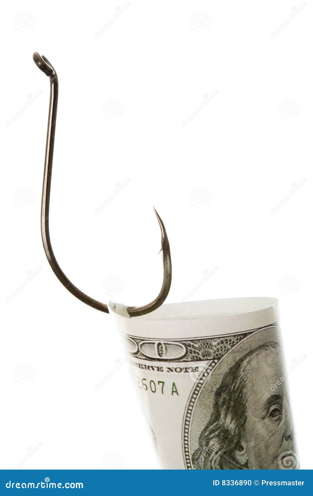 Money on hook stock photo. Image of grabbed, background - 8336890