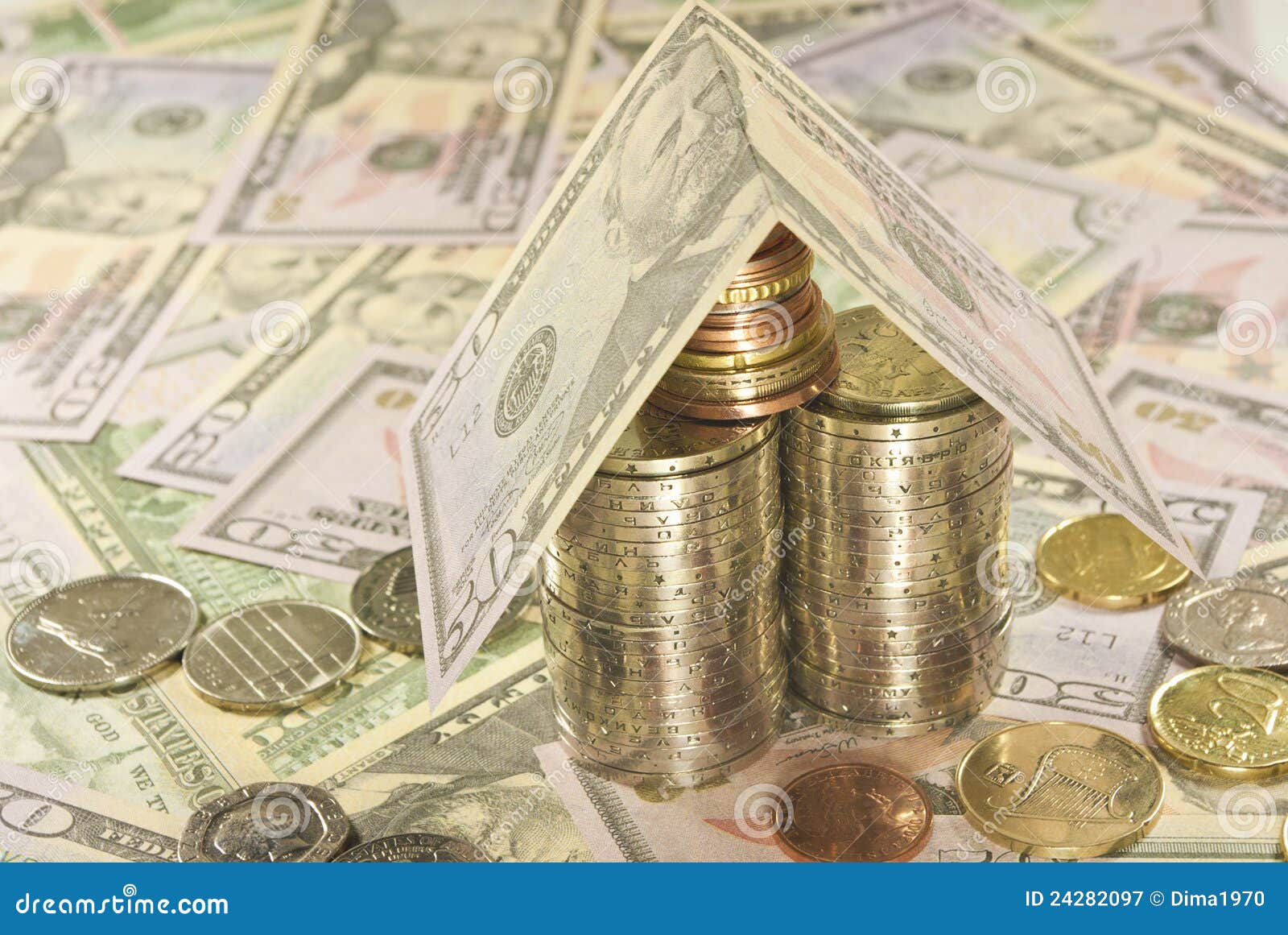 Money house stock image. Image of growth, cash, money - 24282097