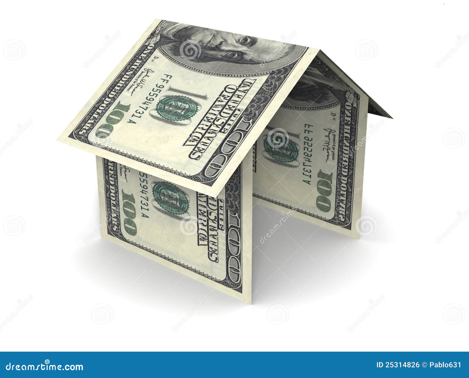 Money House stock photo. Image of dollars, investment - 25314826